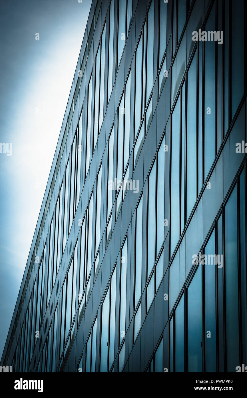 Front view of an office building in glass Stock Photo - Alamy
