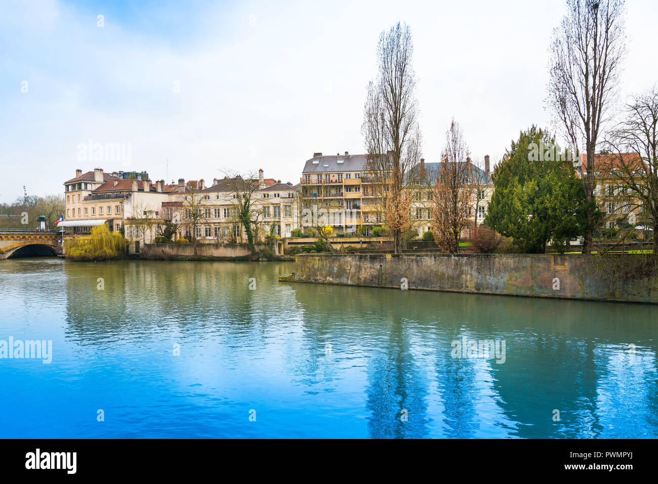 Street view of downtown in Metz, France Stock Photo - Alamy