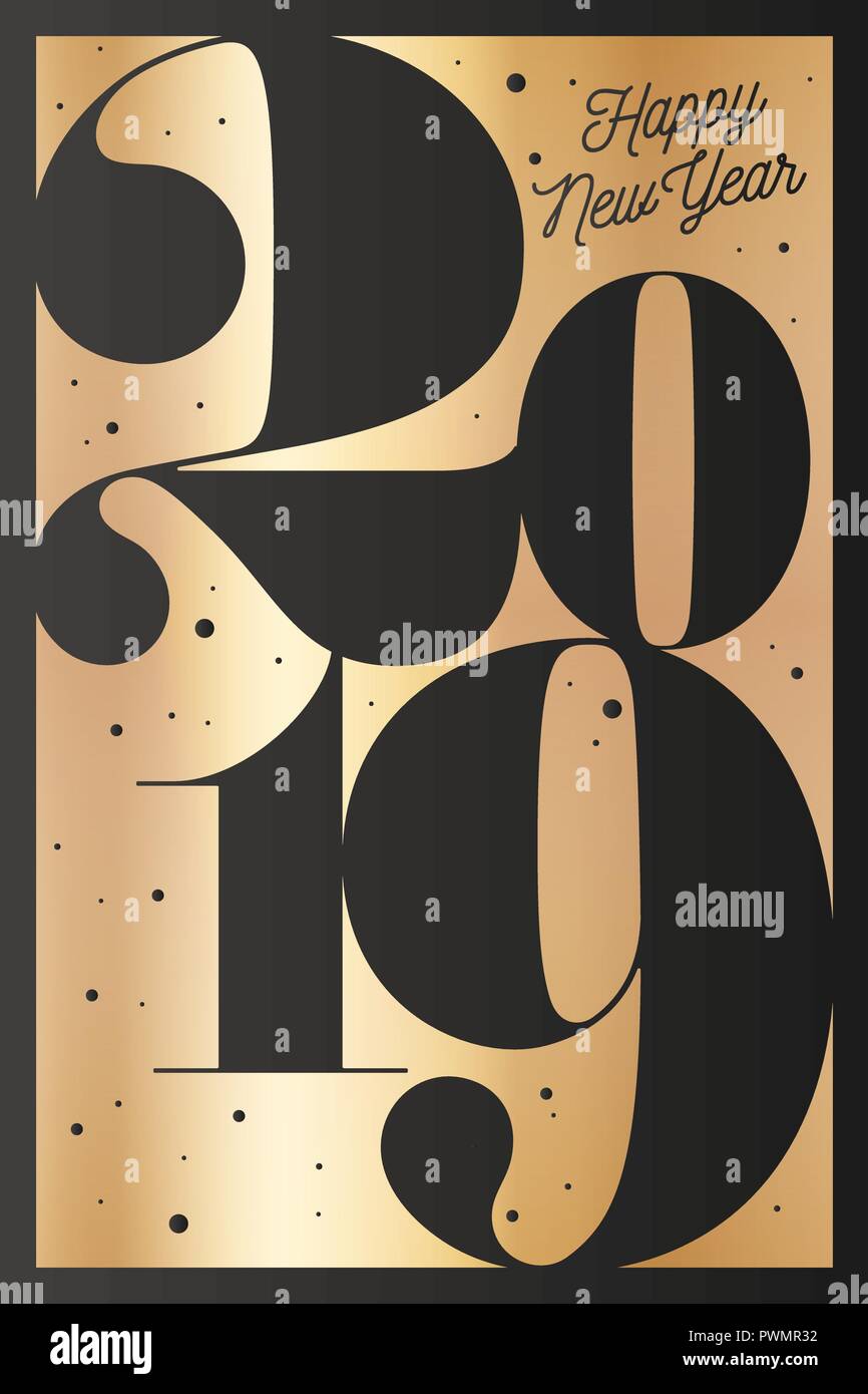 Inscription 2019 on light Stock Vector Images - Alamy