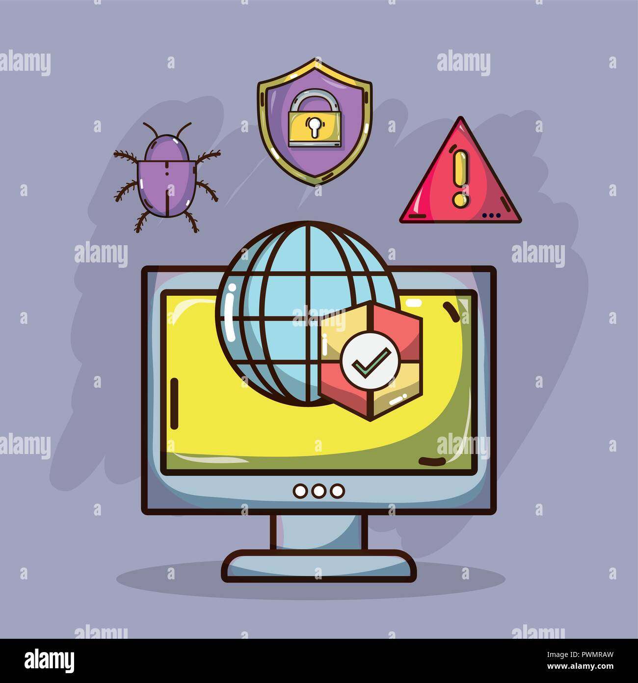 Security system technology Stock Vector Image & Art - Alamy