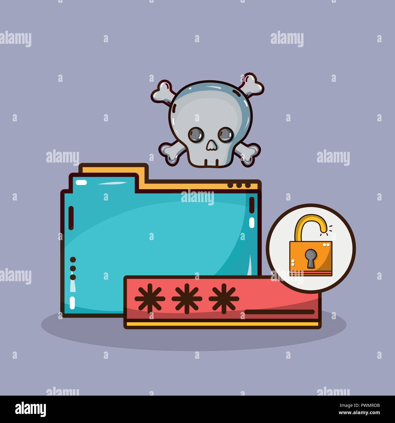 Folder cartoons Stock Vector Images - Alamy