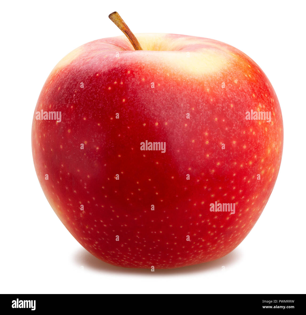red apples path isolated Stock Photo - Alamy