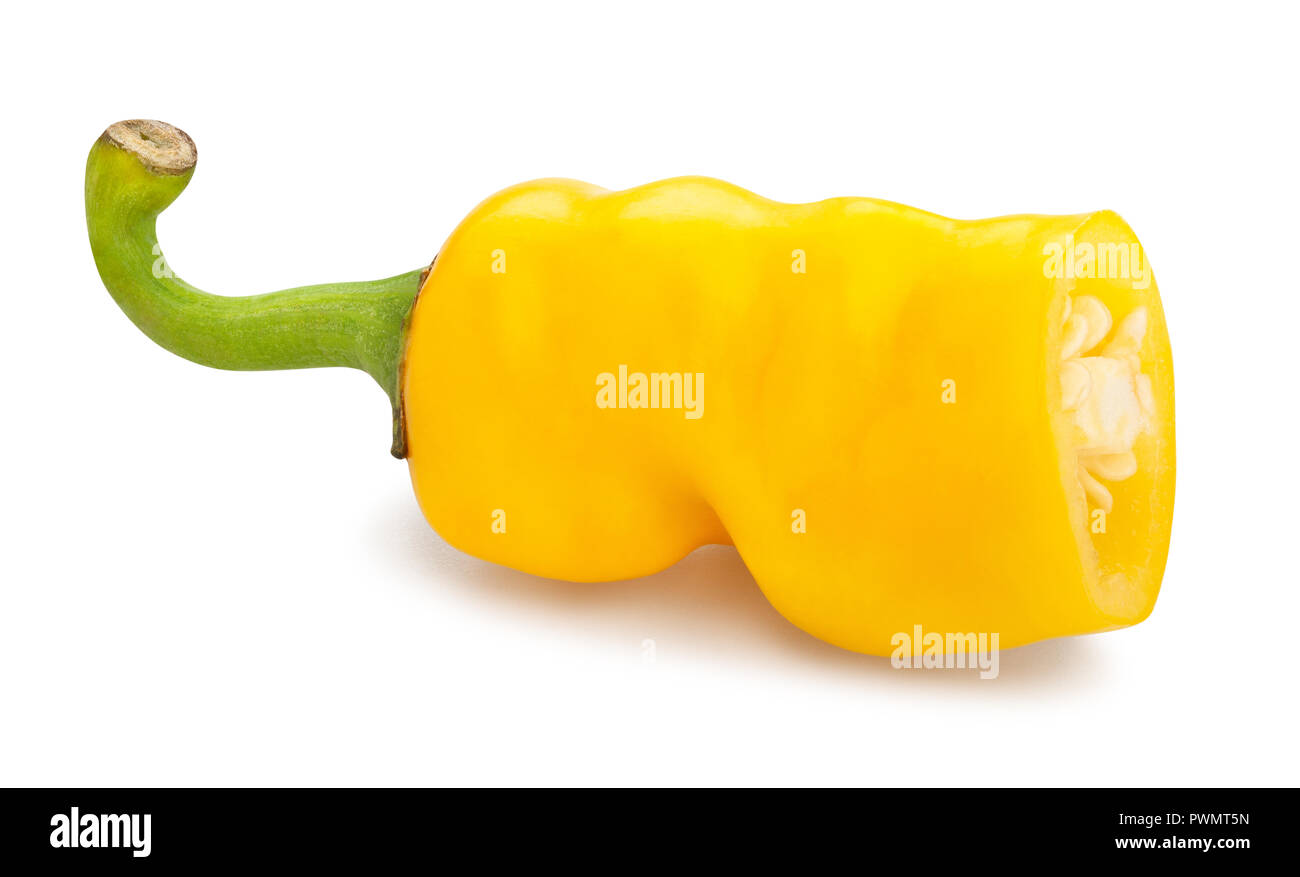 Single chilli pepper Cut Out Stock Images & Pictures - Alamy