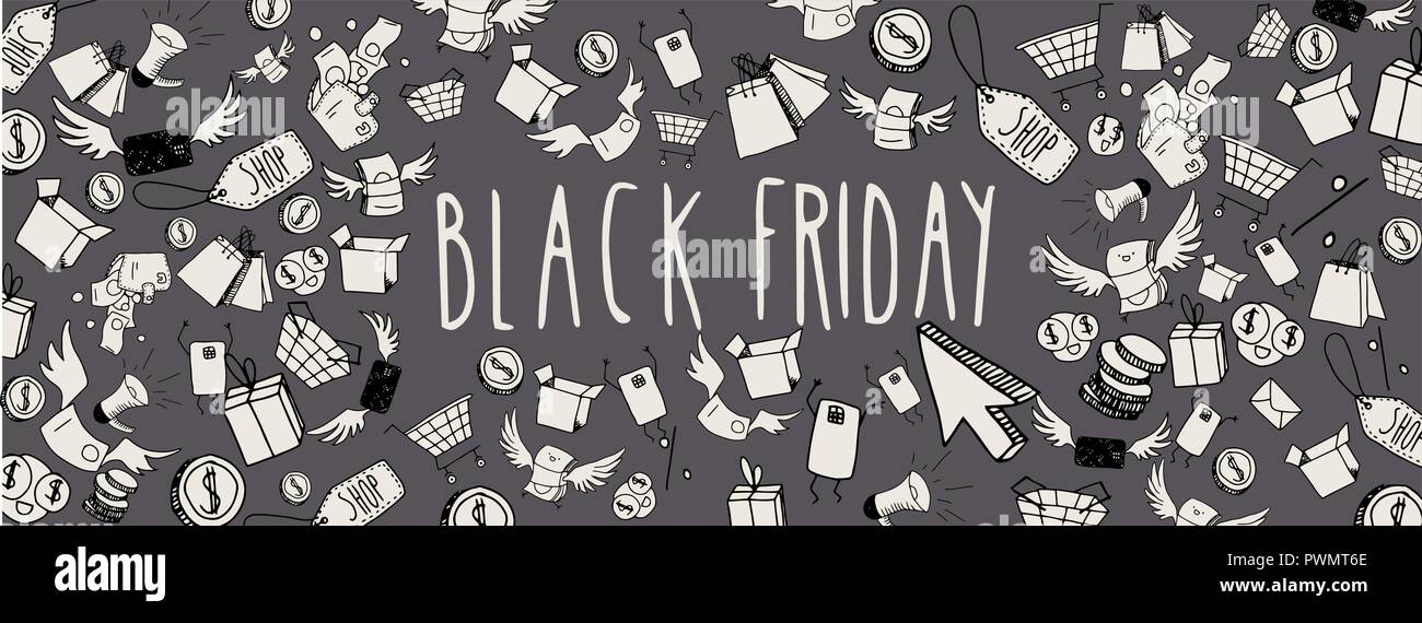 Black friday day banner Stock Vector Images - Alamy