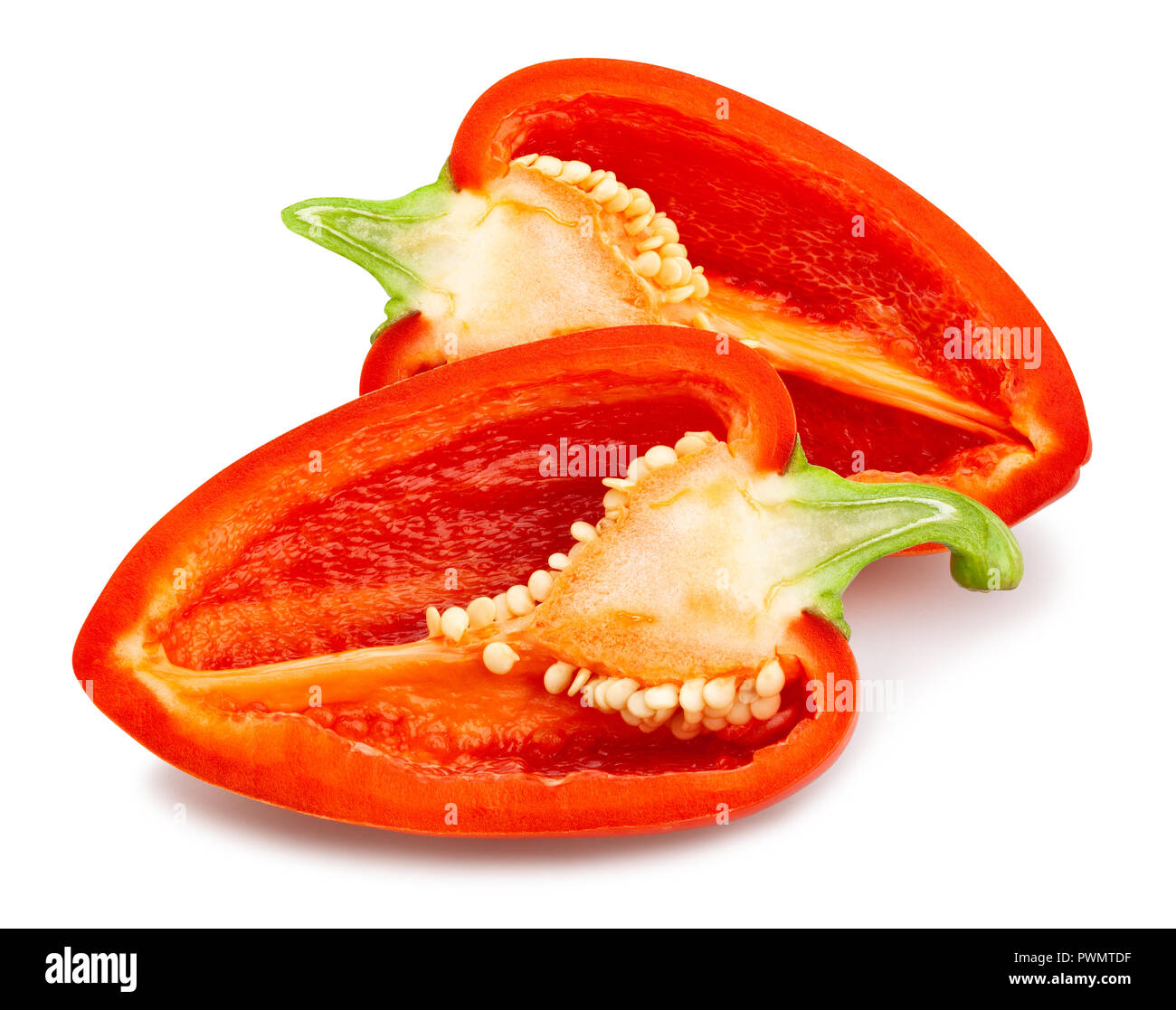 Pepper paprika yellow sliced hi-res stock photography and images - Alamy