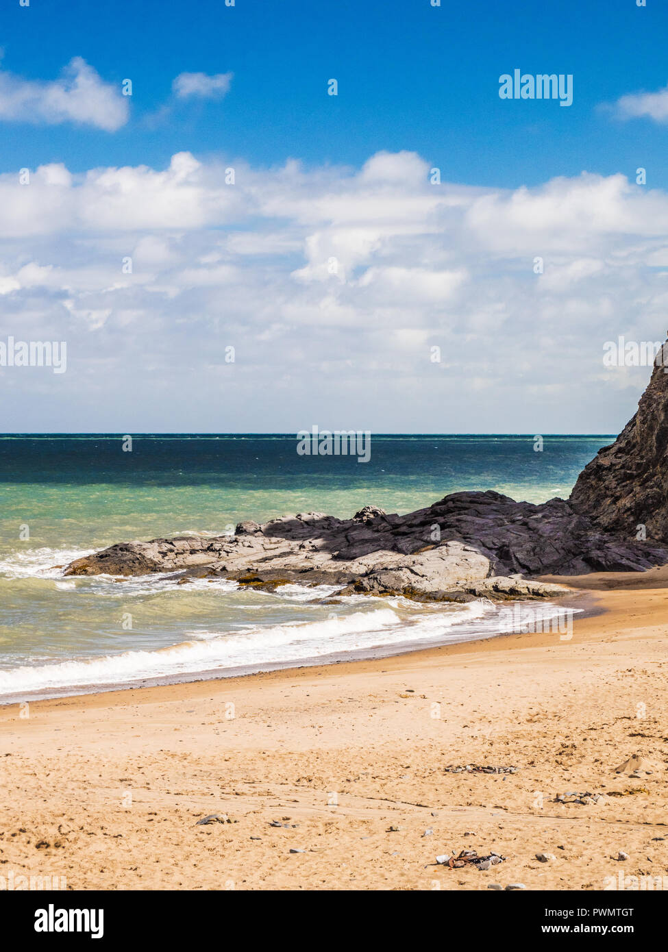 Tresaith beach on the Welsh coast in Ceredigion Stock Photo - Alamy