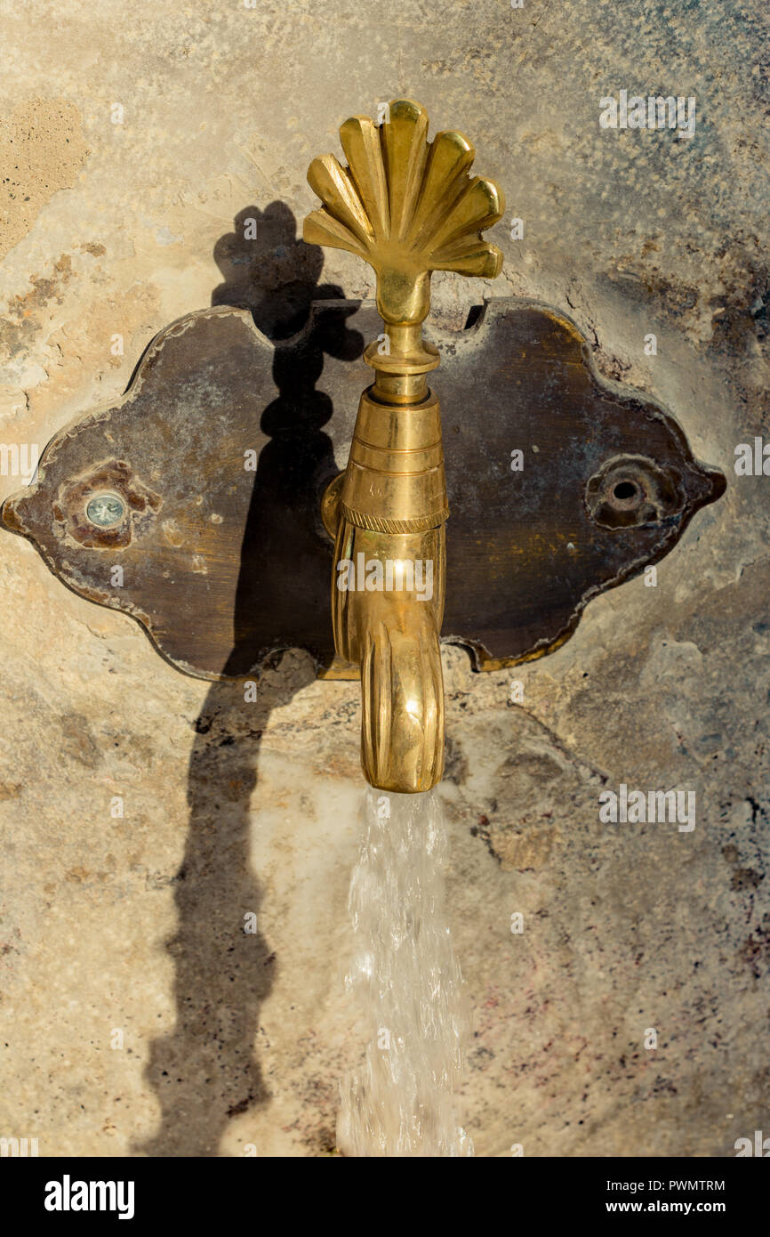 Turkish Ottoman style water tap examples Stock Photo - Alamy