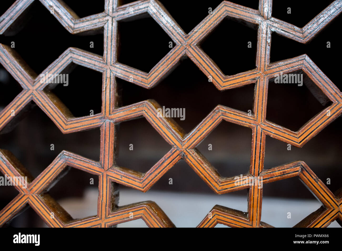 Ottoman Turkish art with geometric patterns in view Stock Photo - Alamy