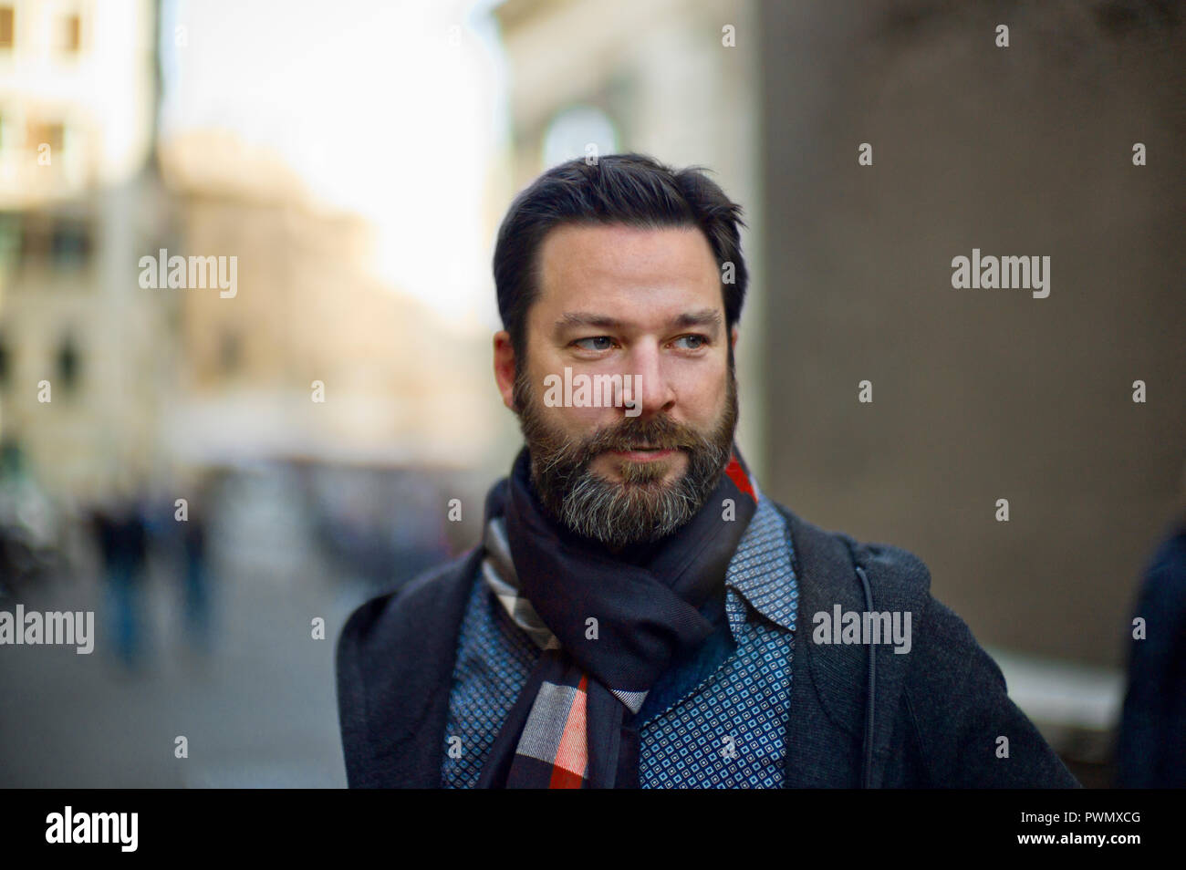 Attractive men with beards hi-res stock photography and images - Alamy