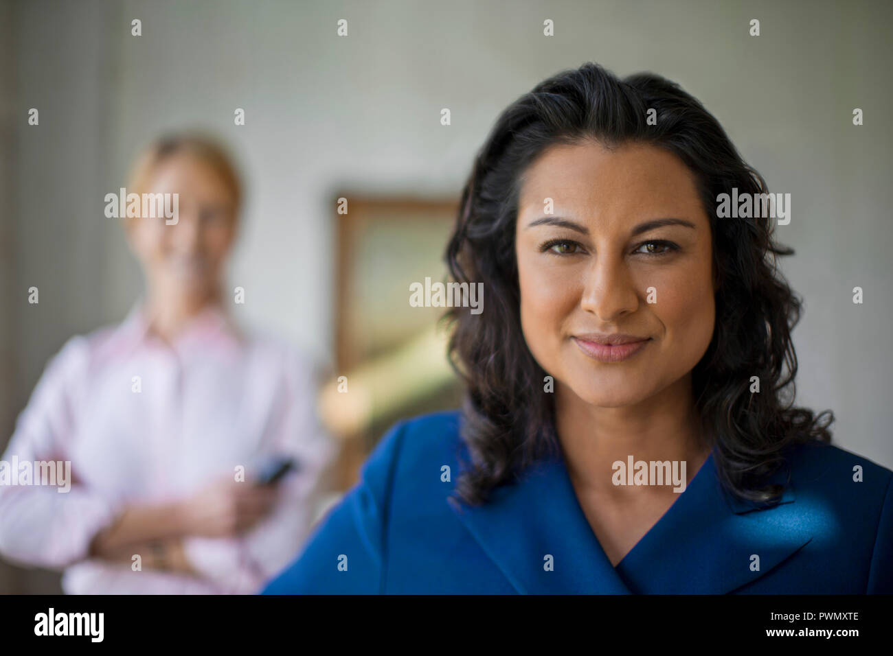 Portrait of two women Stock Photo - Alamy