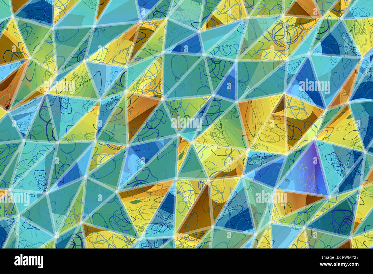 Abstract triangle strip illustrations background Stock Photo - Alamy