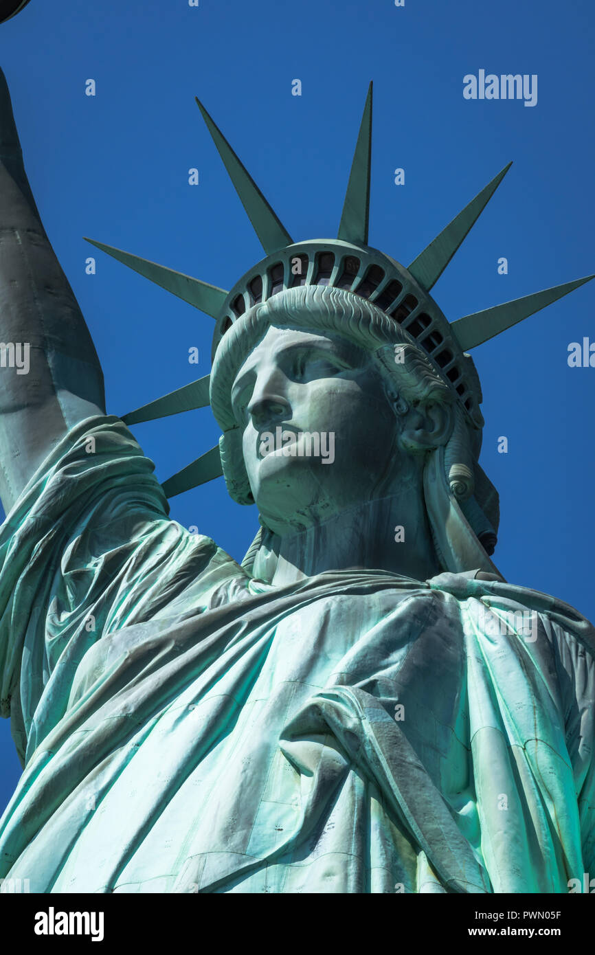 Statue Of Liberty Face Close Up