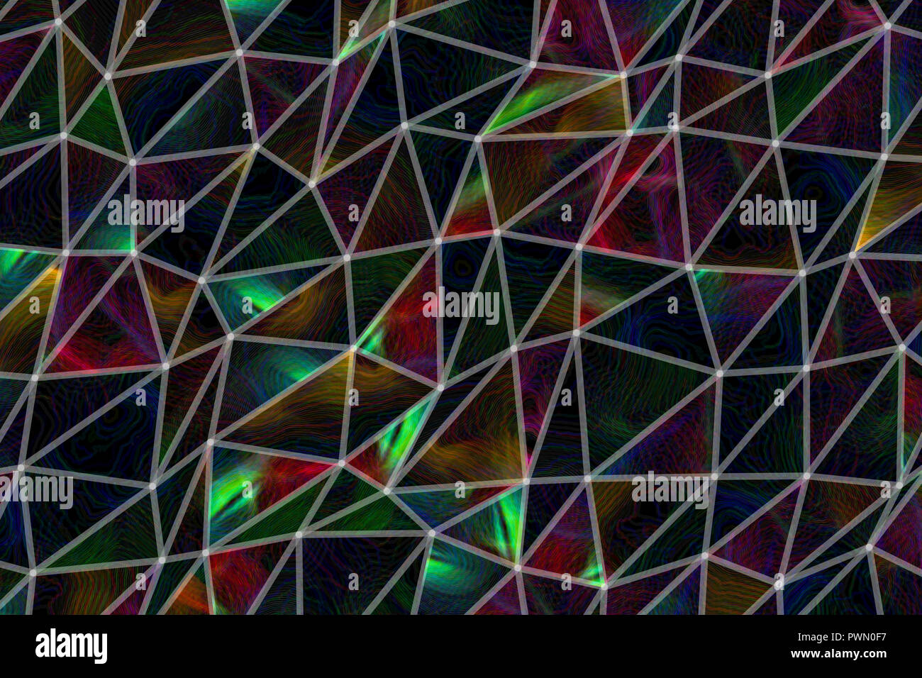 Pattern of geometric triangle strip illustrations background, good for ...