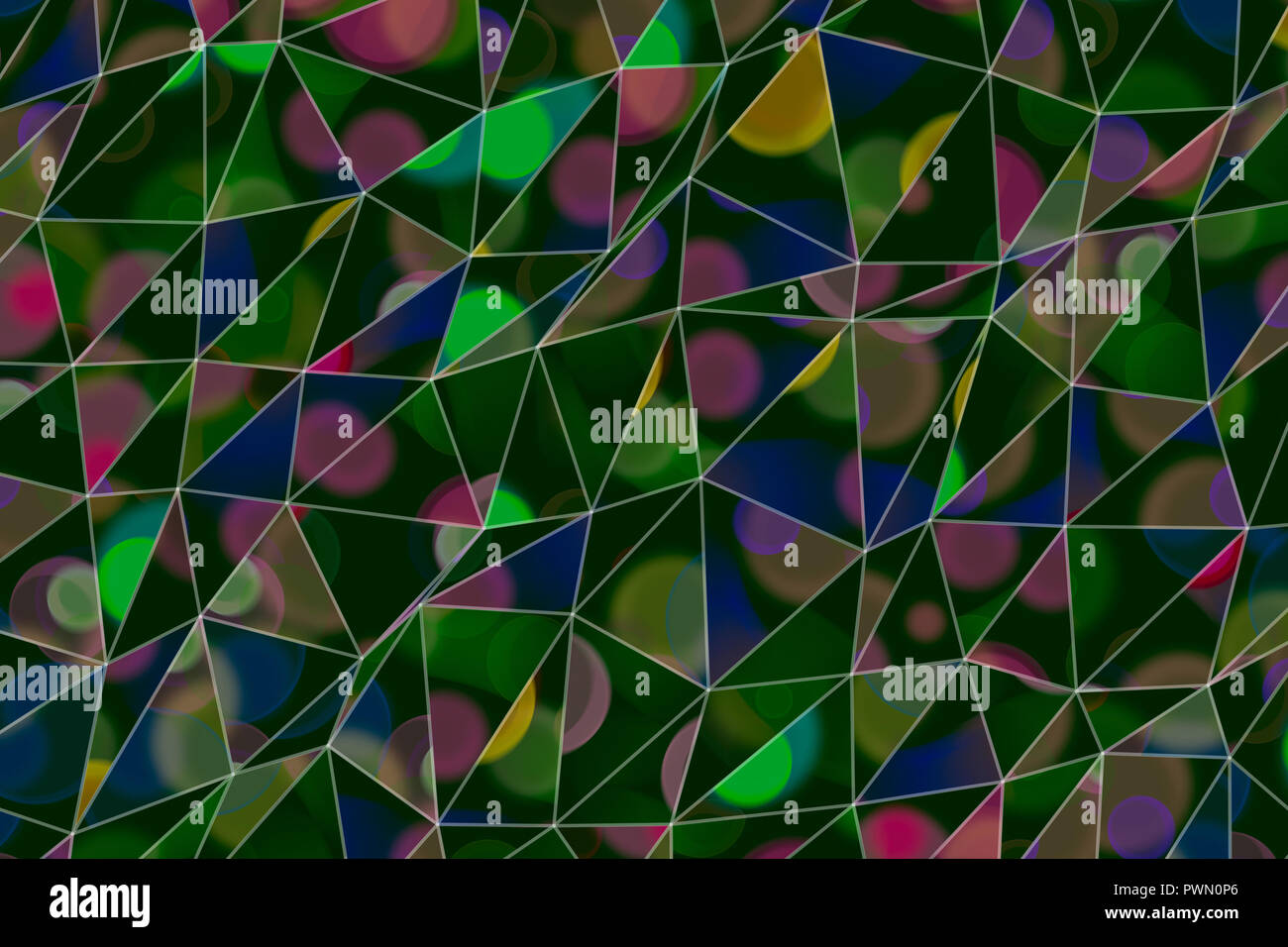 Artistic triangle strip pattern of geometric background abstract Stock ...