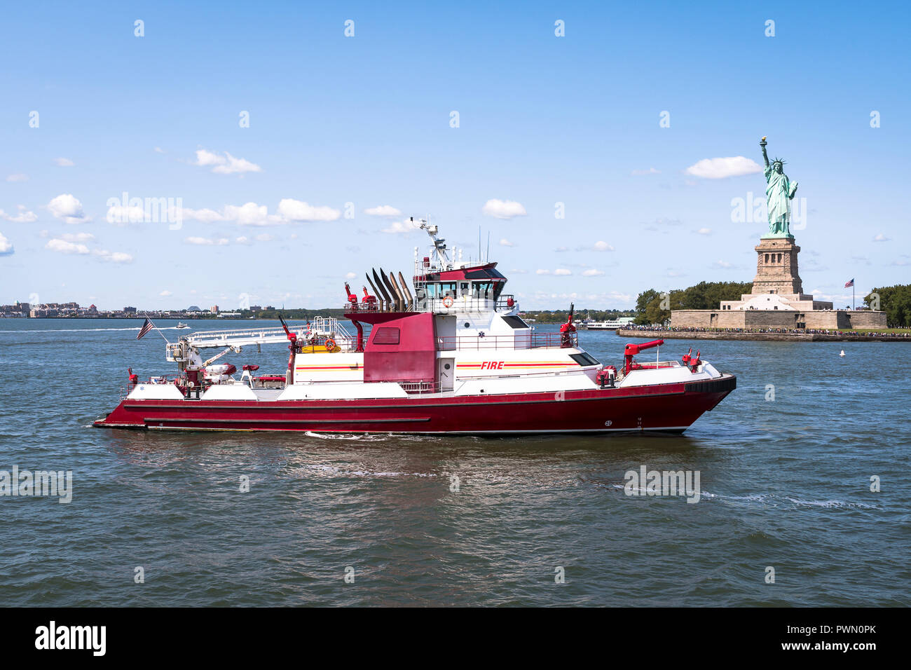 Fire engine boat hi-res stock photography and images - Alamy