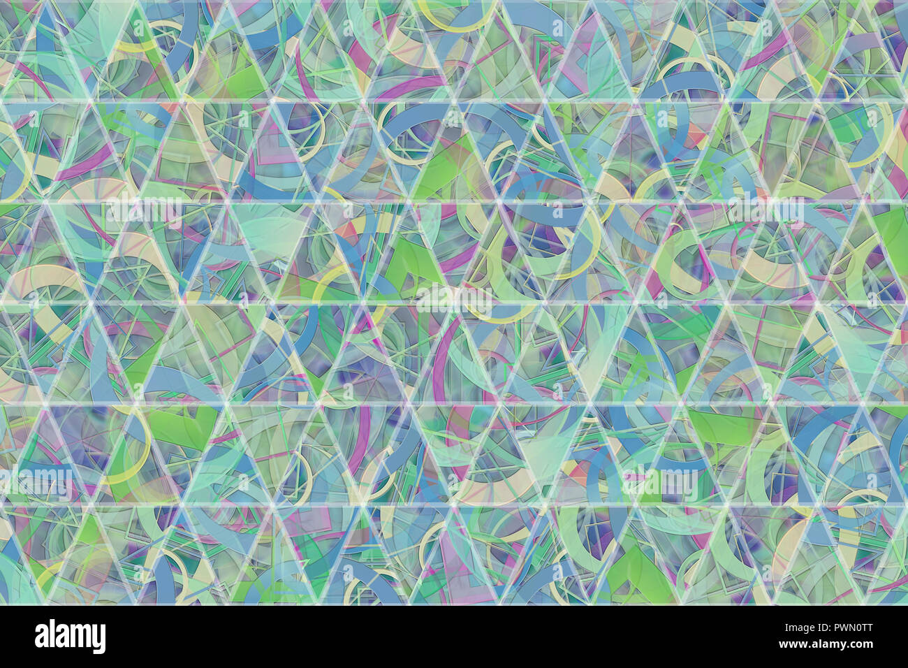 Triangle strip abstract pattern of geometric background, texture or ...
