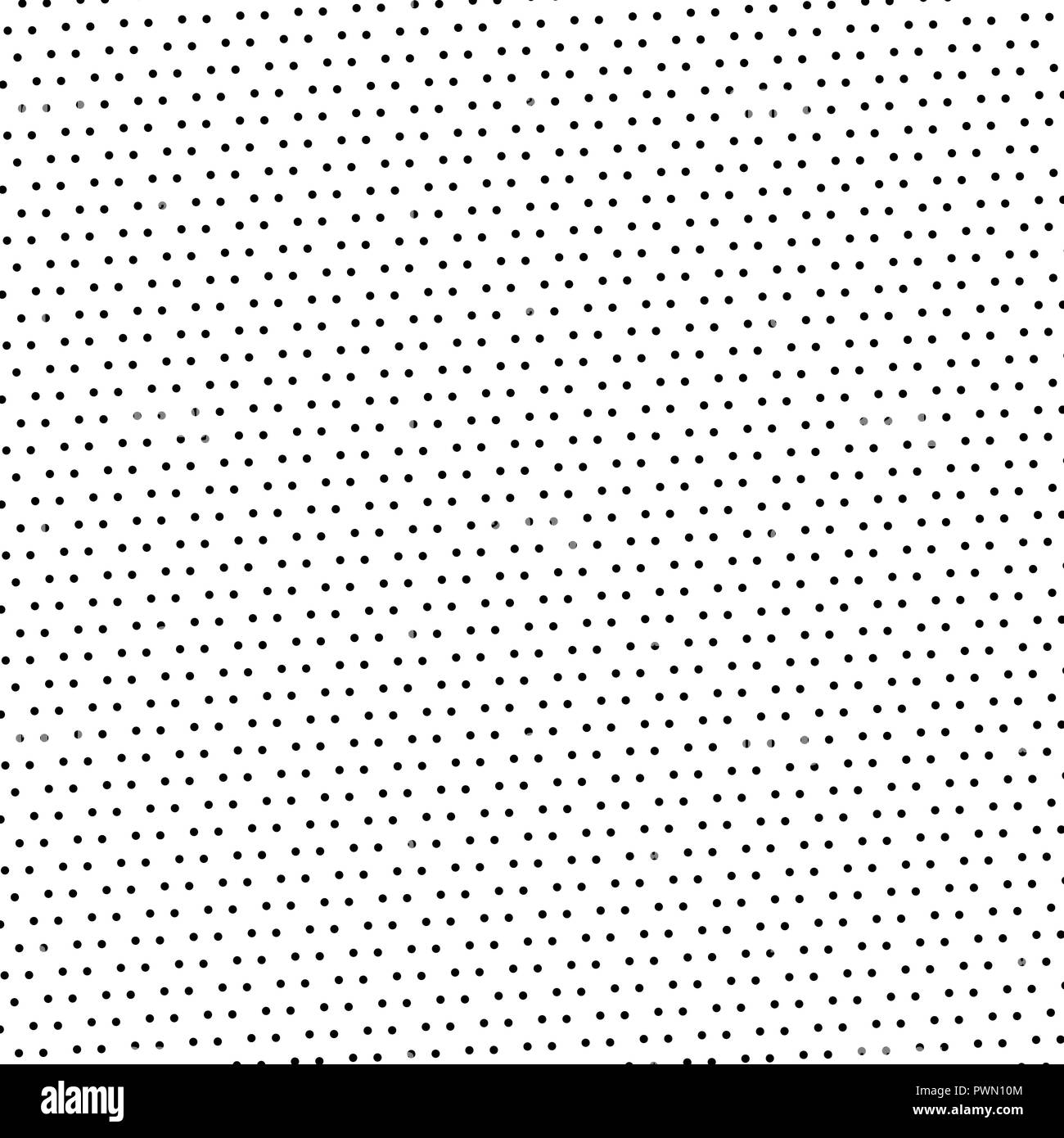 Black dotted pattern on white background and texture. Vector ...