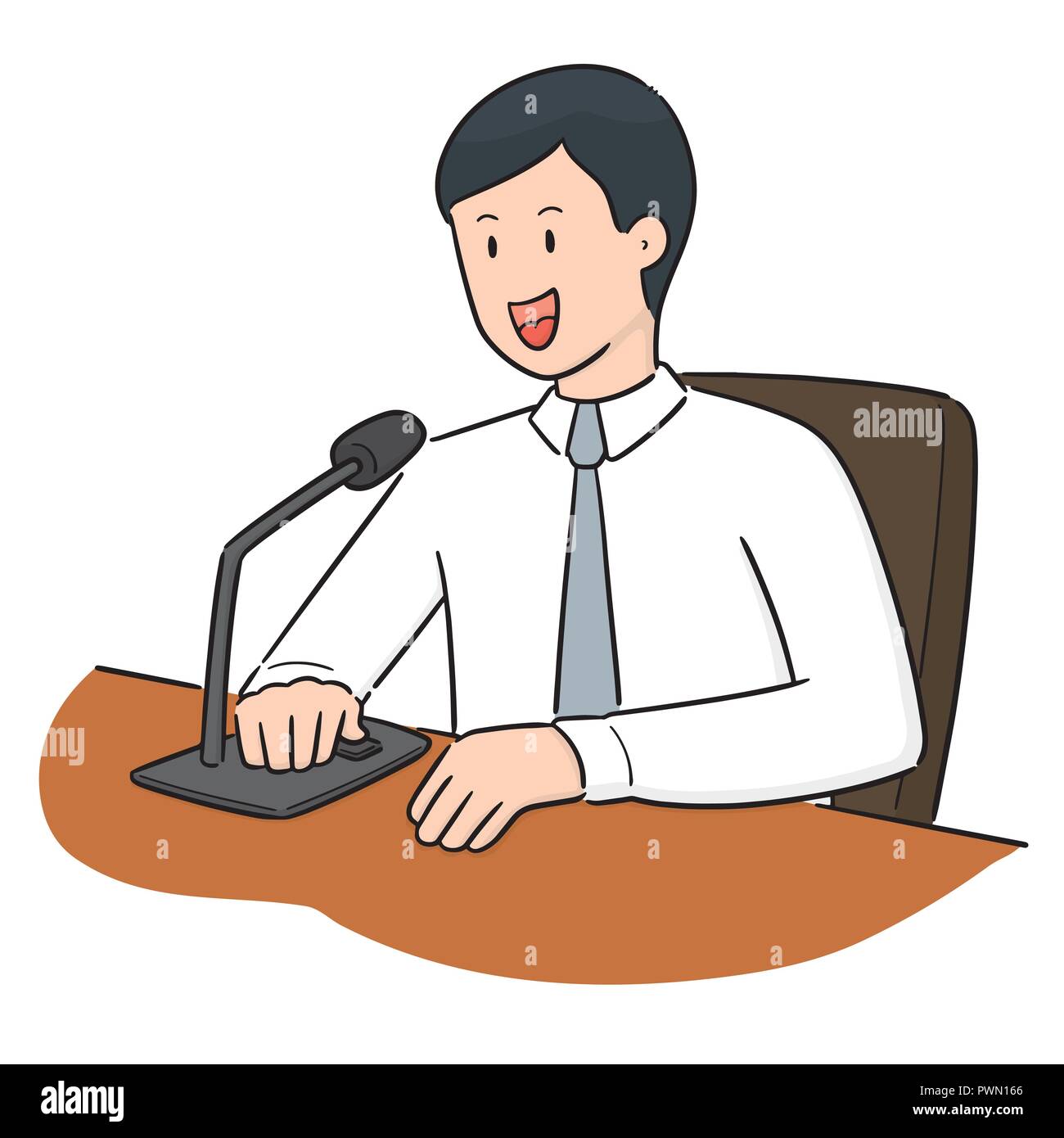 vector of man speaking Stock Vector Image & Art - Alamy