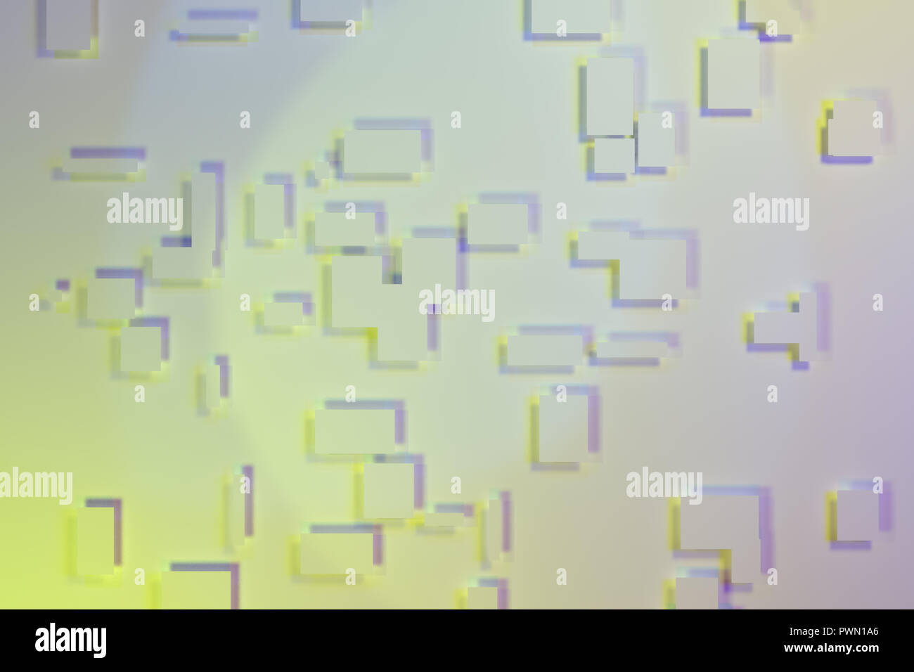 Plain rectangle or square, illustrations of with soft shadow, for ...