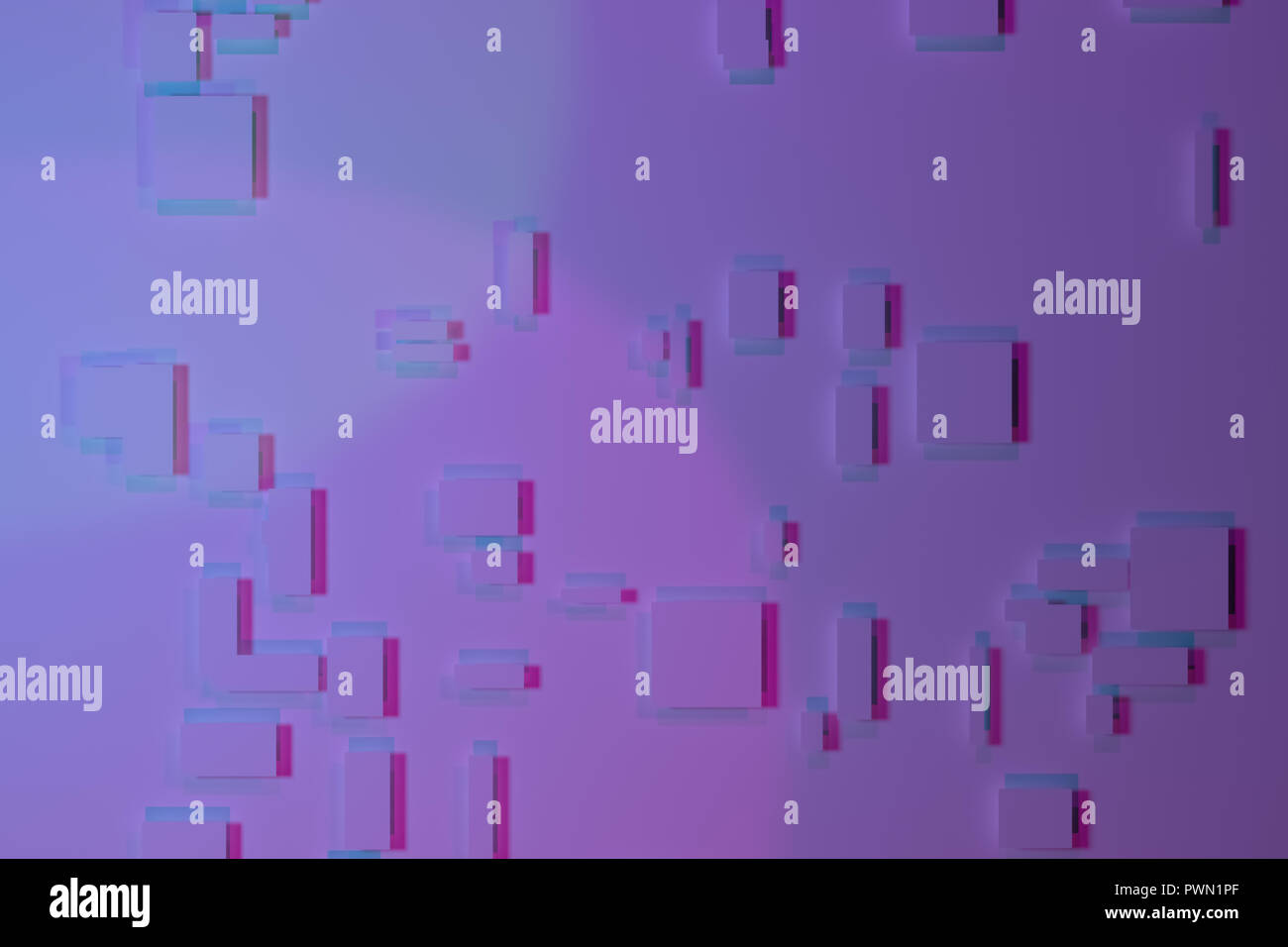 Colorful 3D rendering. Background abstract, plain rectangle or square ...