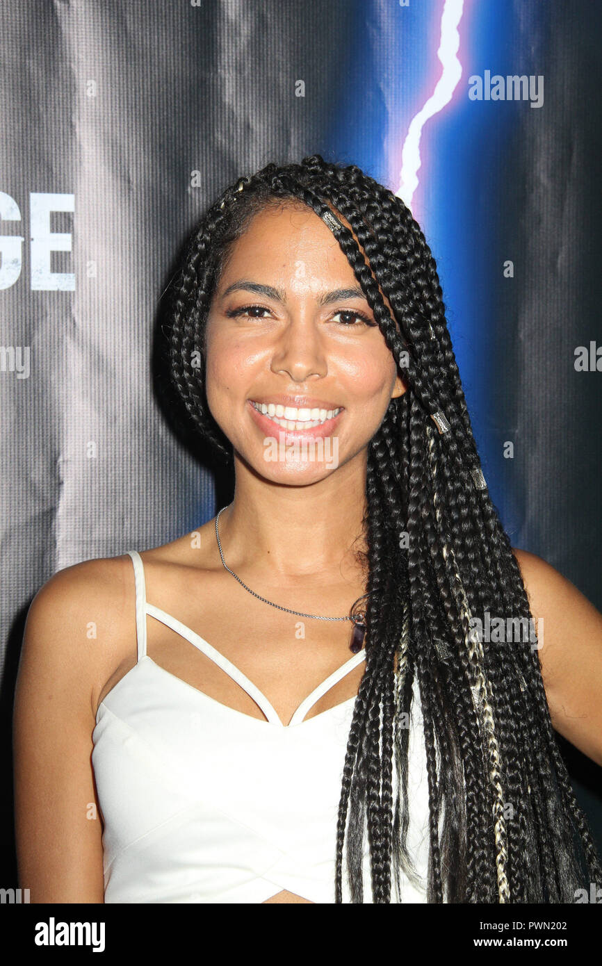 Michelle Delamor 10/16/2018 The Los Angeles premiere of "High Voltage ...