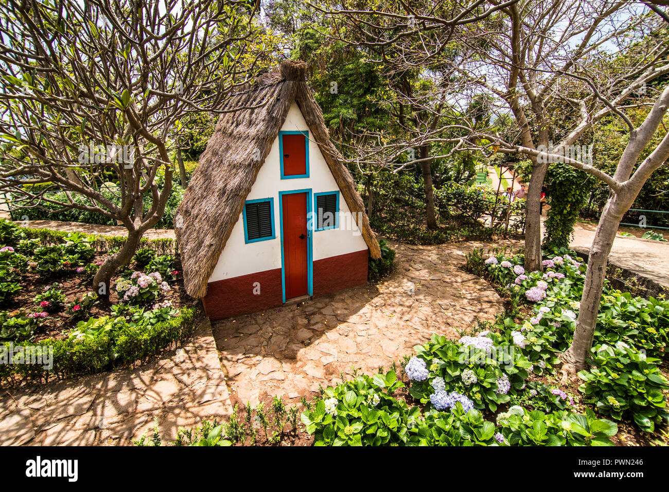 Funchal, Madeira - July, 2018 Traditional house in Madeira Stock Photo ...