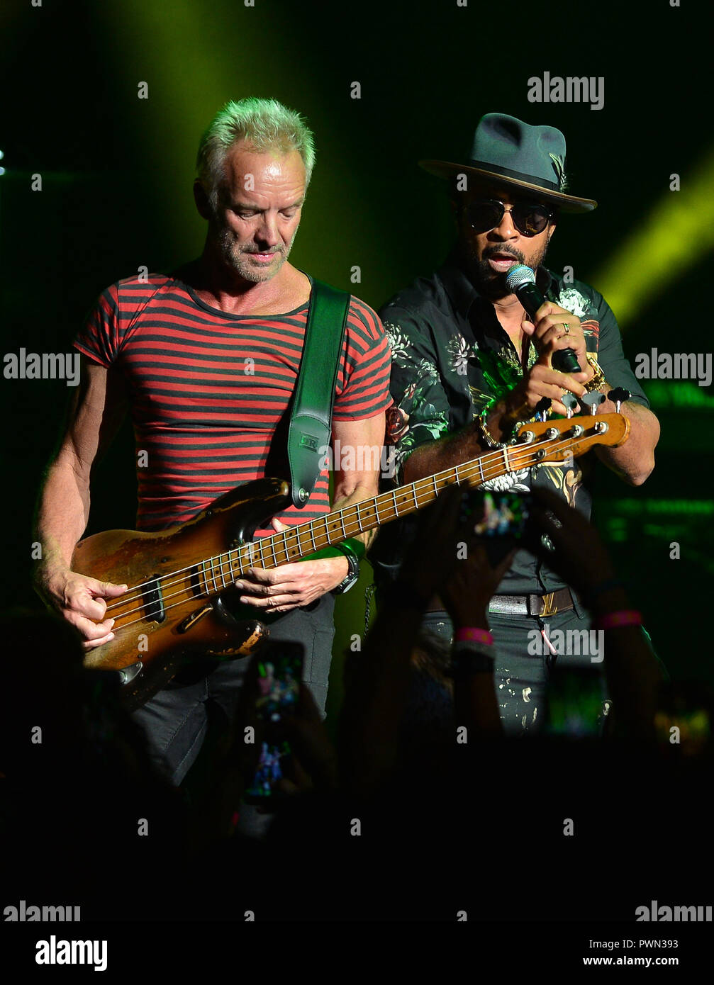 Sting and Shaggy - The 44/876 Tour, at Fillmore Miami Beach at the ...