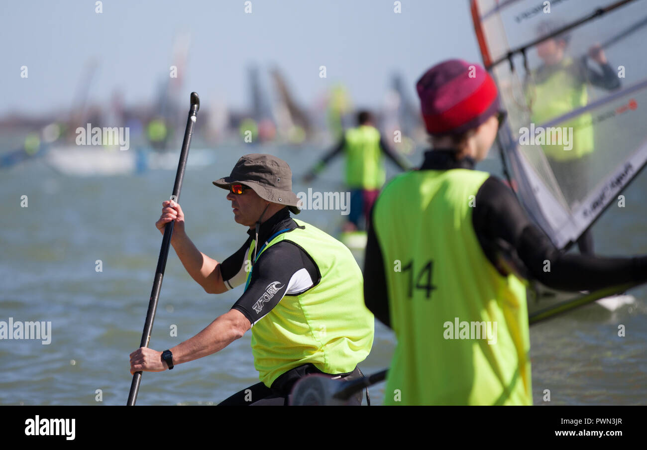 paddle board race Stock Photo - Alamy