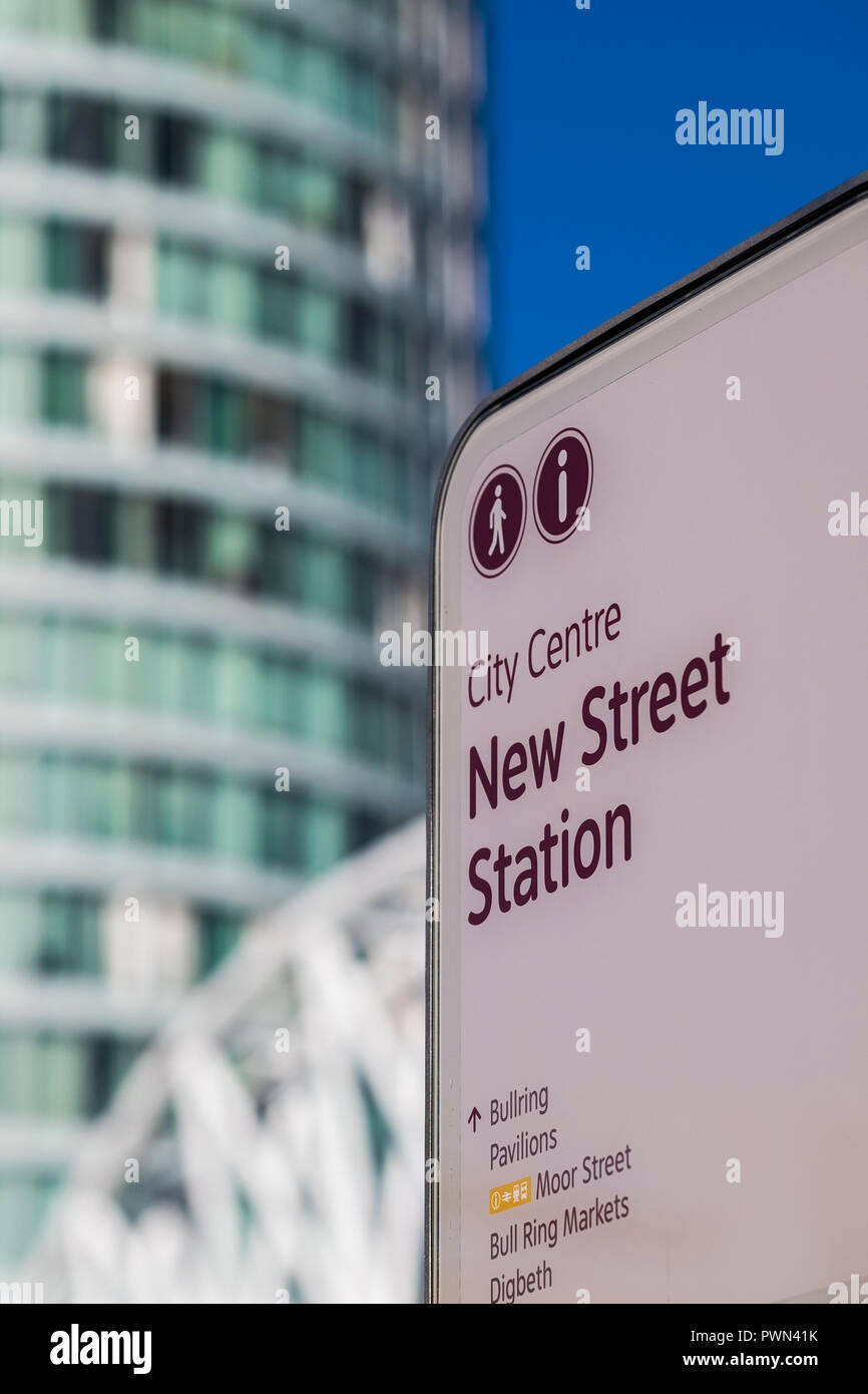 West street sign birmingham hi-res stock photography and images - Alamy