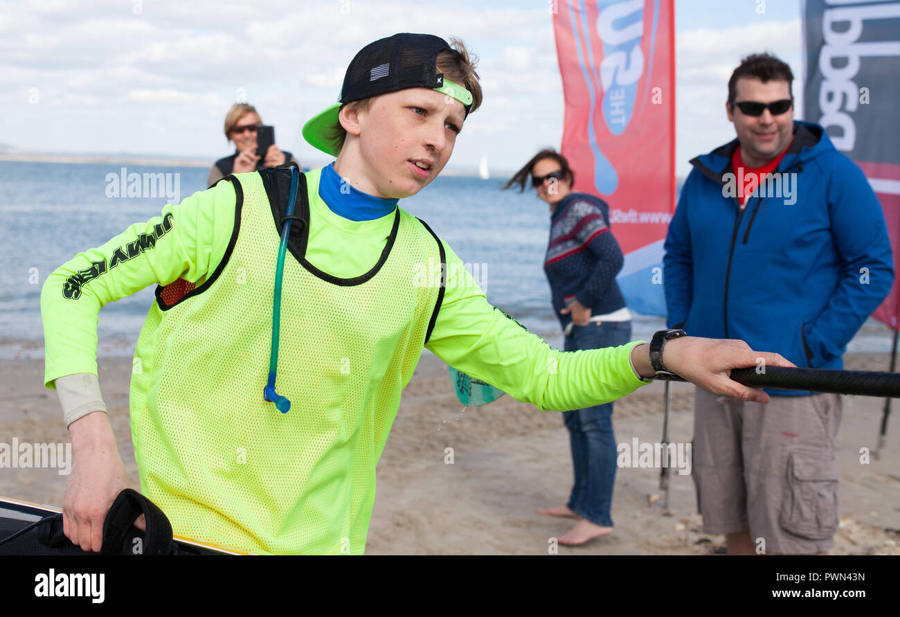 Boy Paddle Boarder High Resolution Stock Photography and Images - Alamy