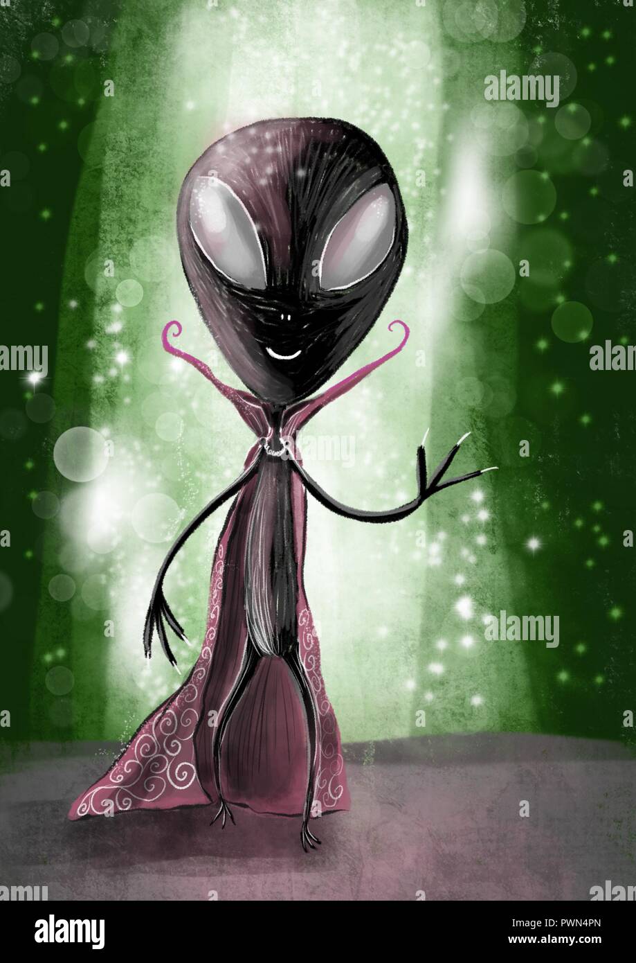 Grey Alien Art