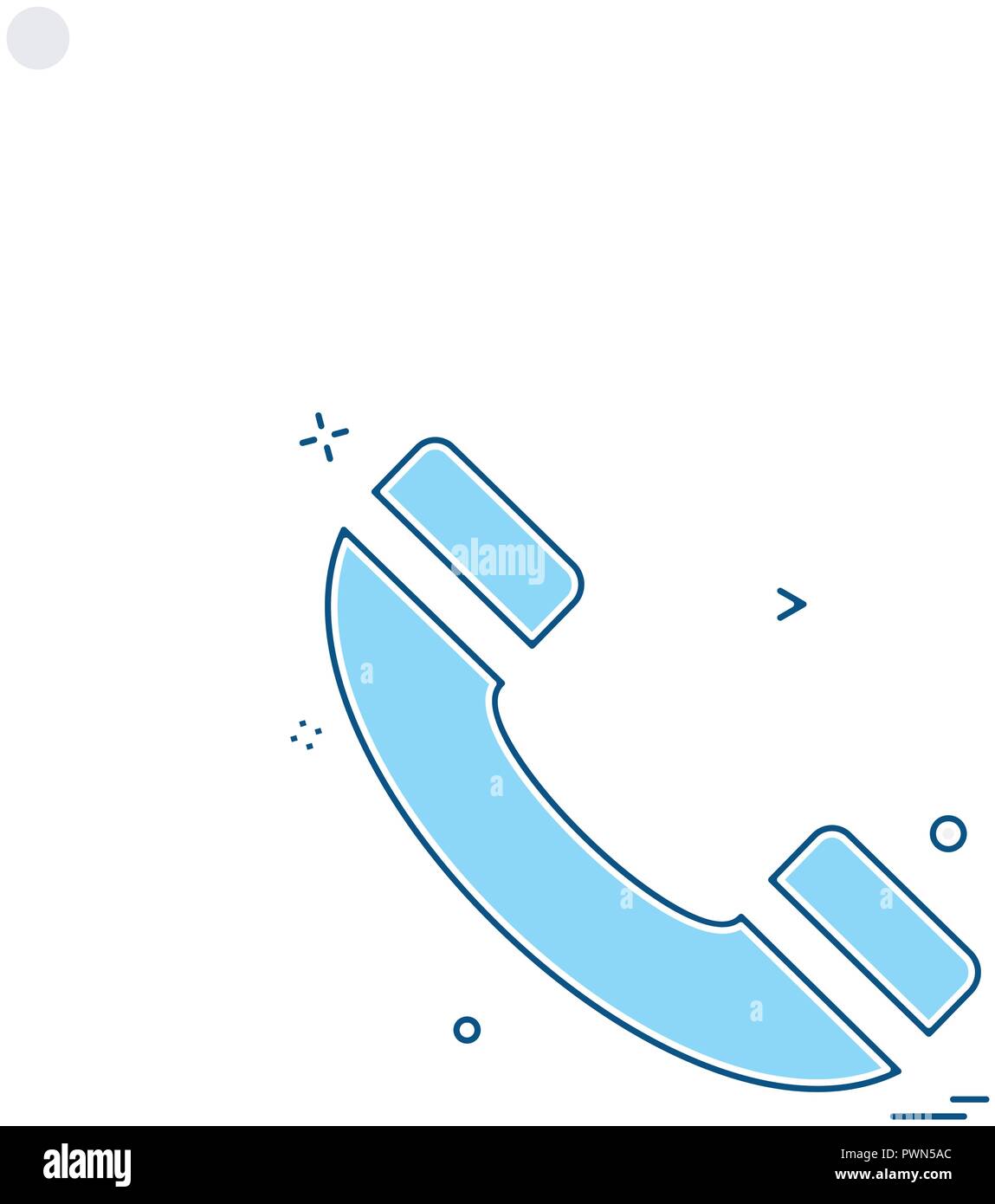 Call icon design vector Stock Vector Image & Art - Alamy