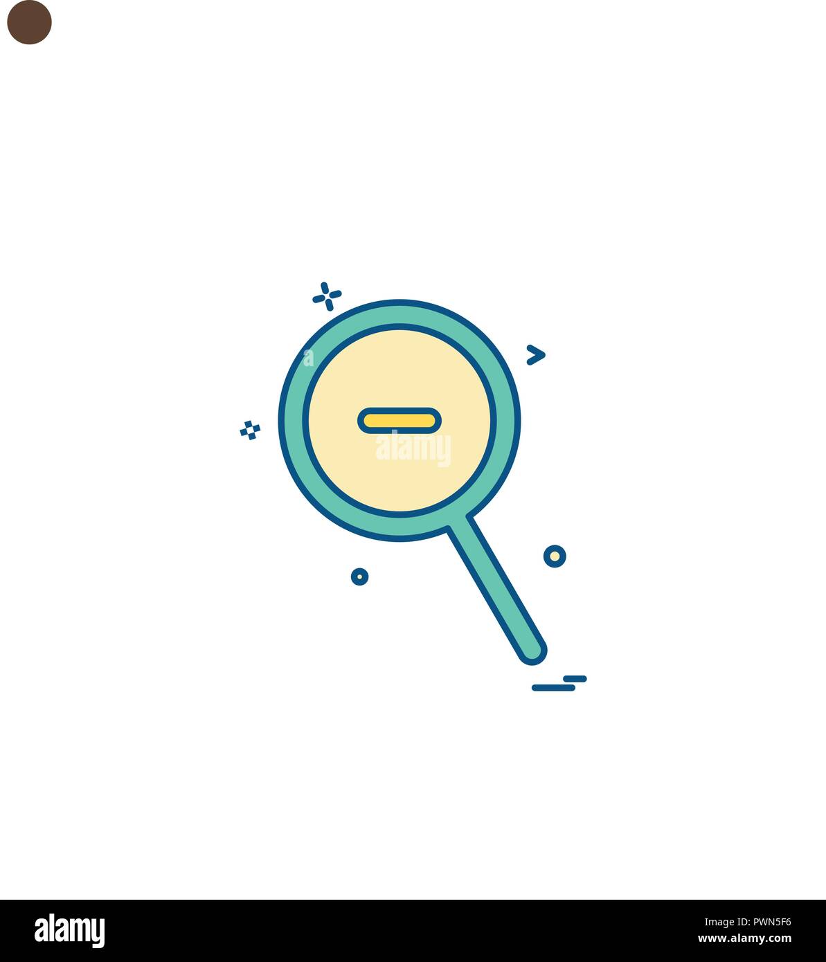 Zoom out icon design vector Stock Vector Image & Art - Alamy