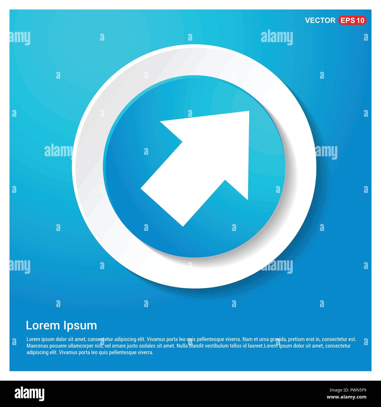 Upper Arrow Icon Stock Vector Image & Art - Alamy