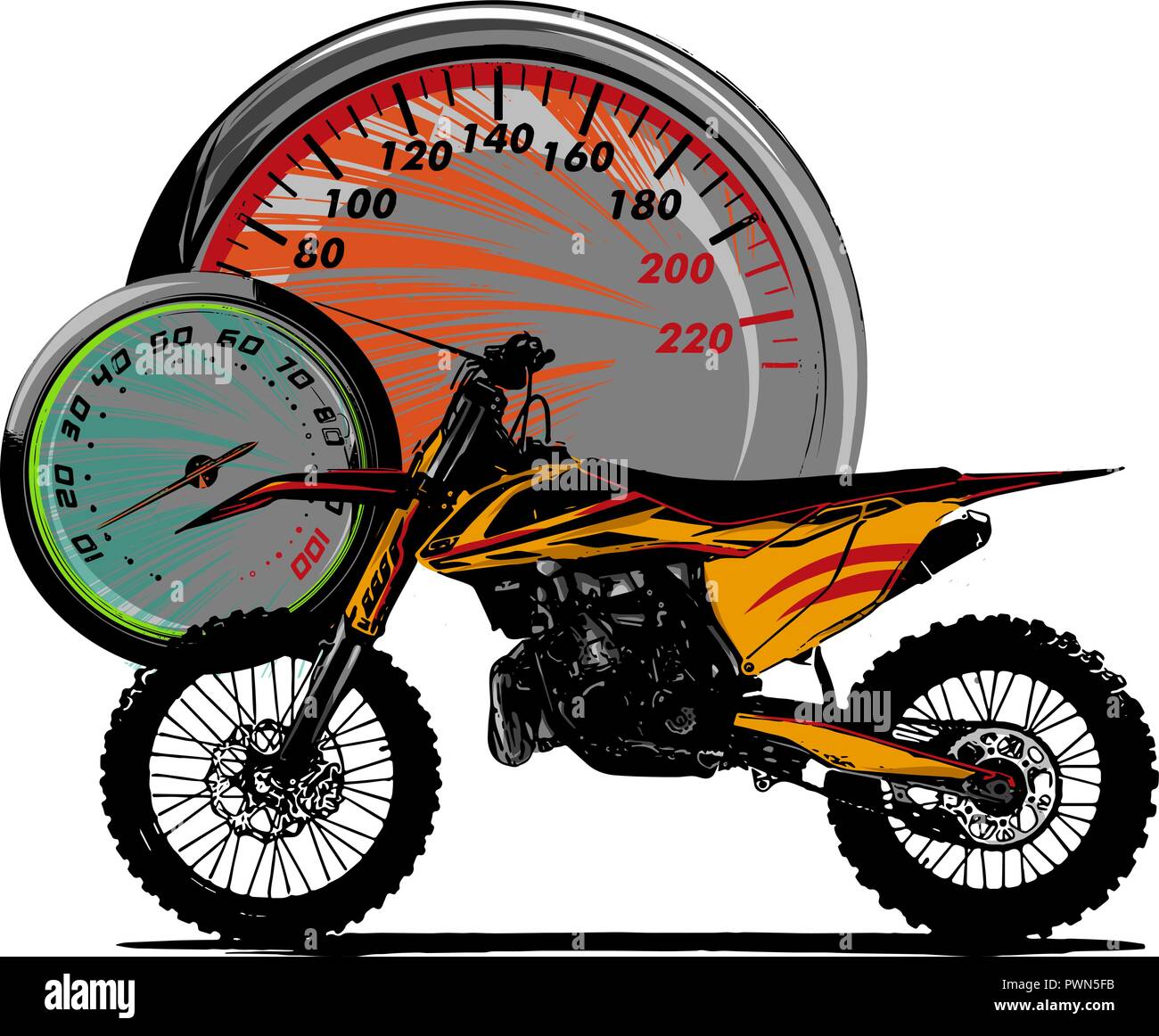 Bike rider illustration hi-res stock photography and images - Alamy