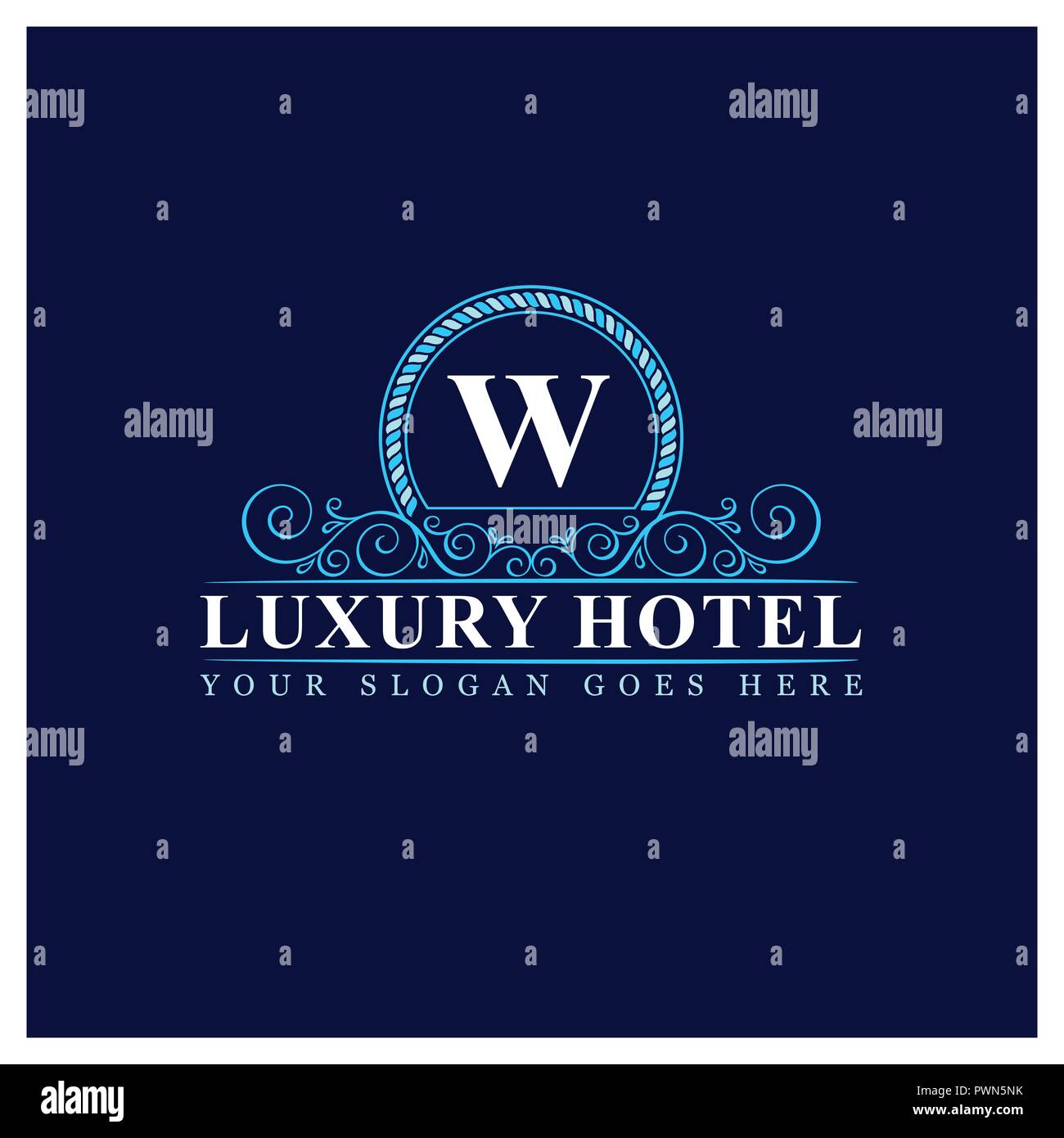 Alphabetical logo design and typography vector Stock Vector Image & Art ...