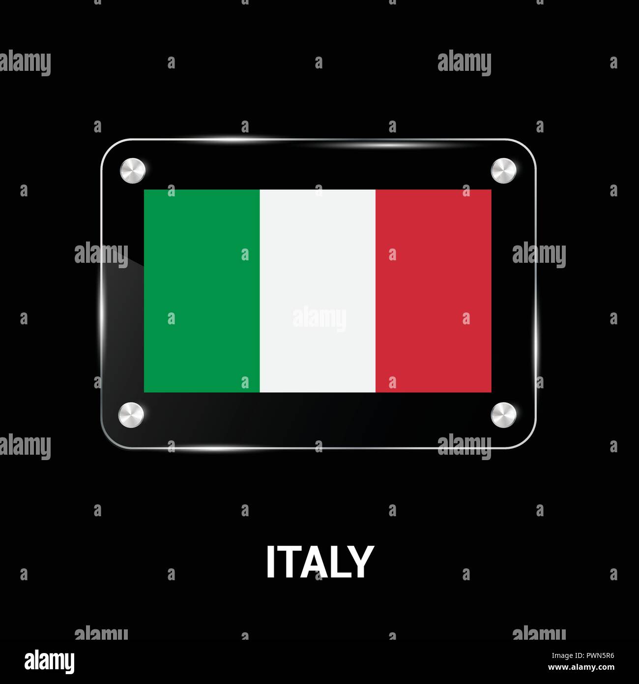 Italy flag design vector Stock Vector Image & Art - Alamy