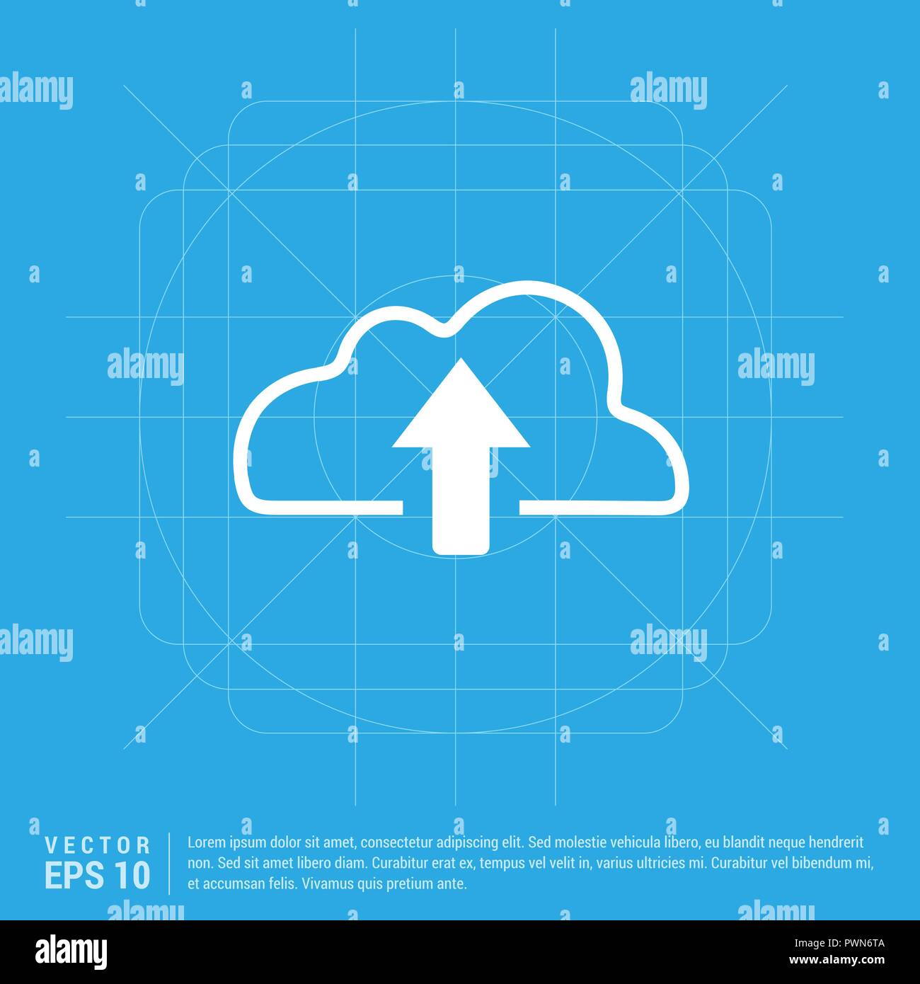 Cloud Upload Icon Stock Vector Image & Art - Alamy