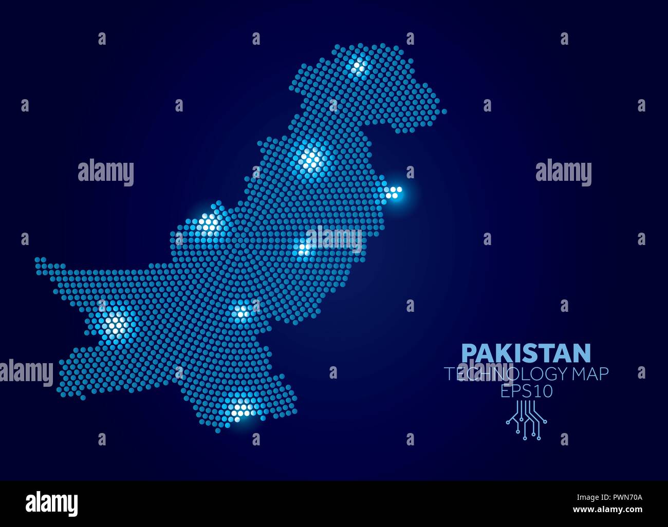 Pakistan network Stock Vector Images - Alamy