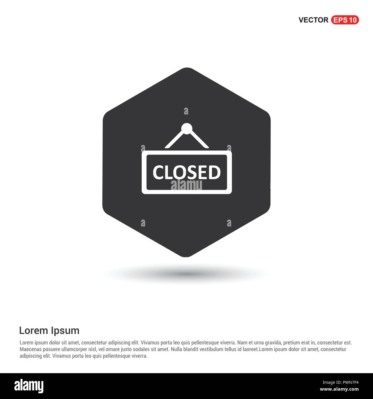 closed door sign icon Stock Vector Image & Art - Alamy