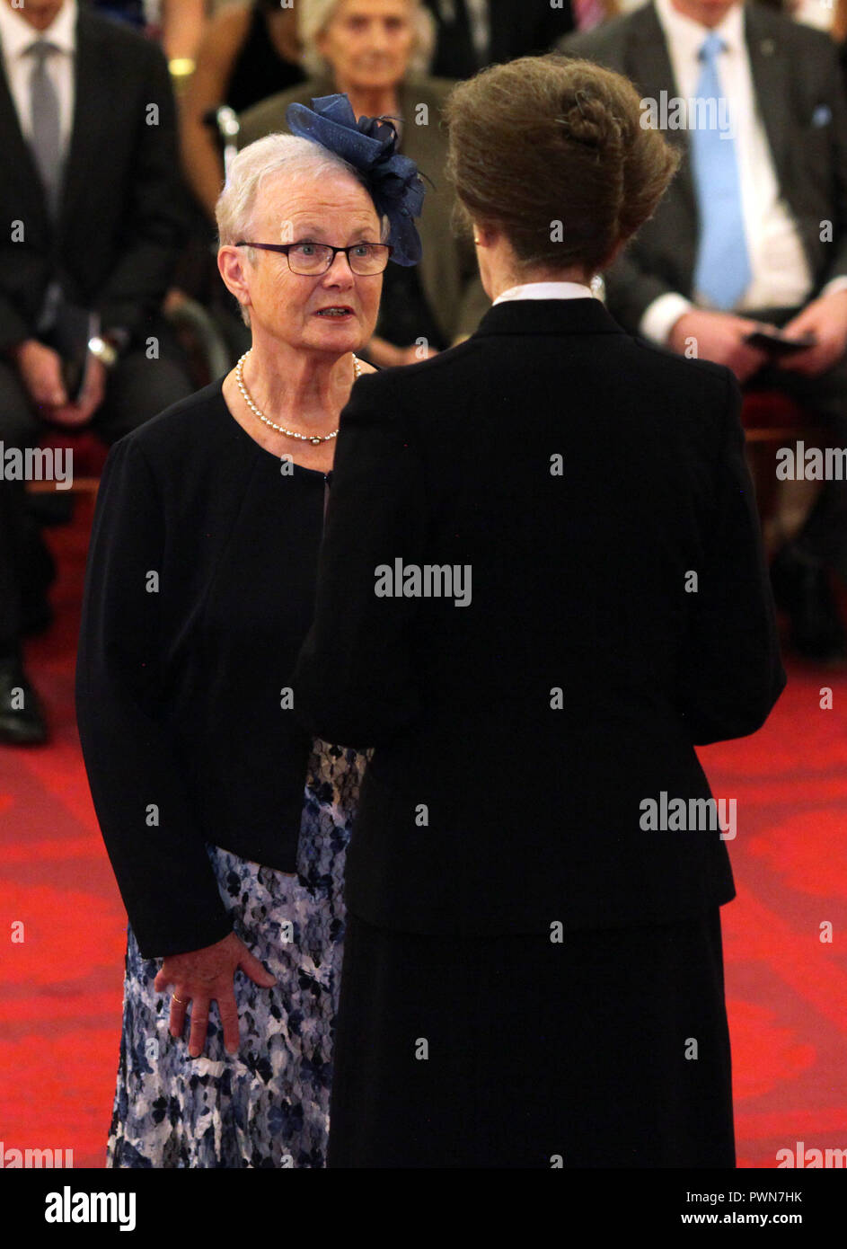 Margaret Guest receives the Queen's Gallantry Medal awarded to her late ...
