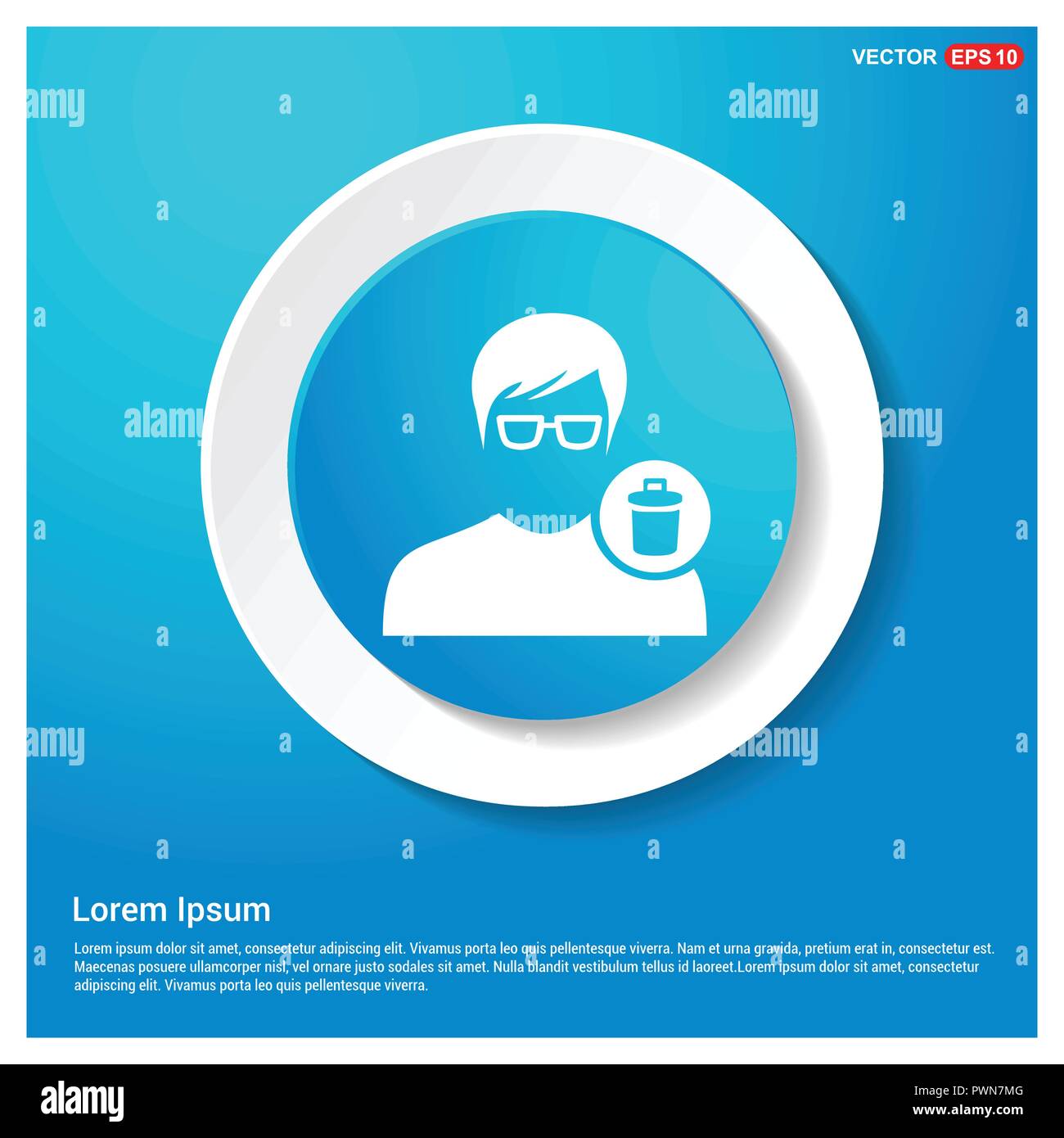 Delete user icon Stock Vector Image & Art - Alamy