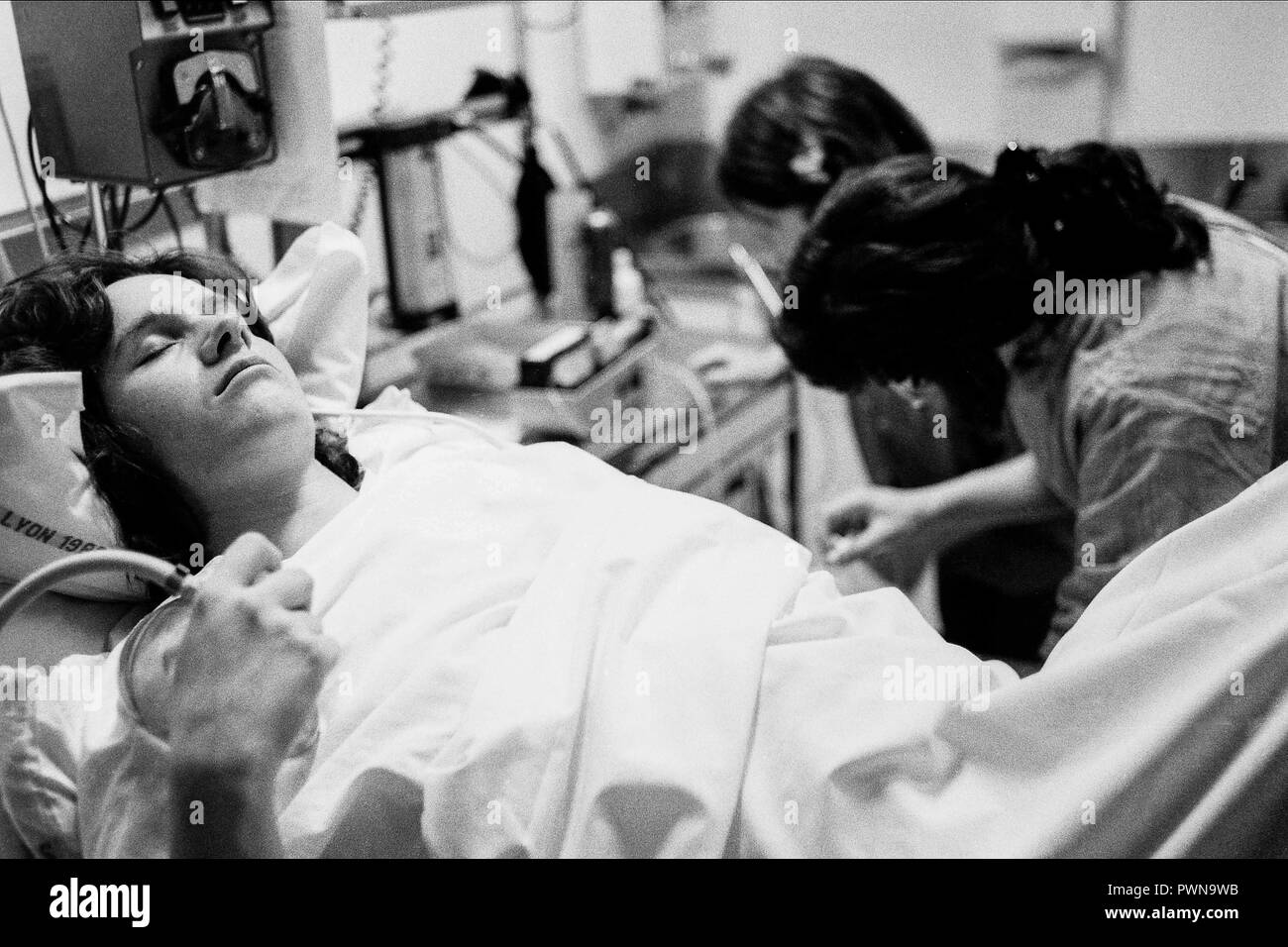 Black woman giving birth Black and White Stock Photos & Images - Alamy