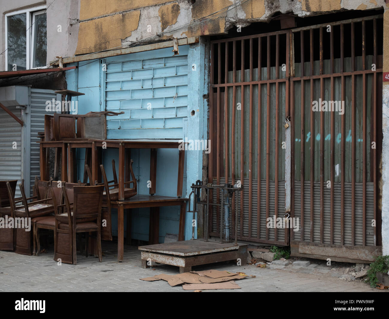 Vintage Industrial Shop Gate