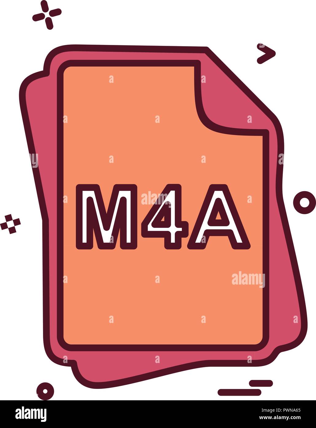 M4a file type Stock Vector Images - Alamy