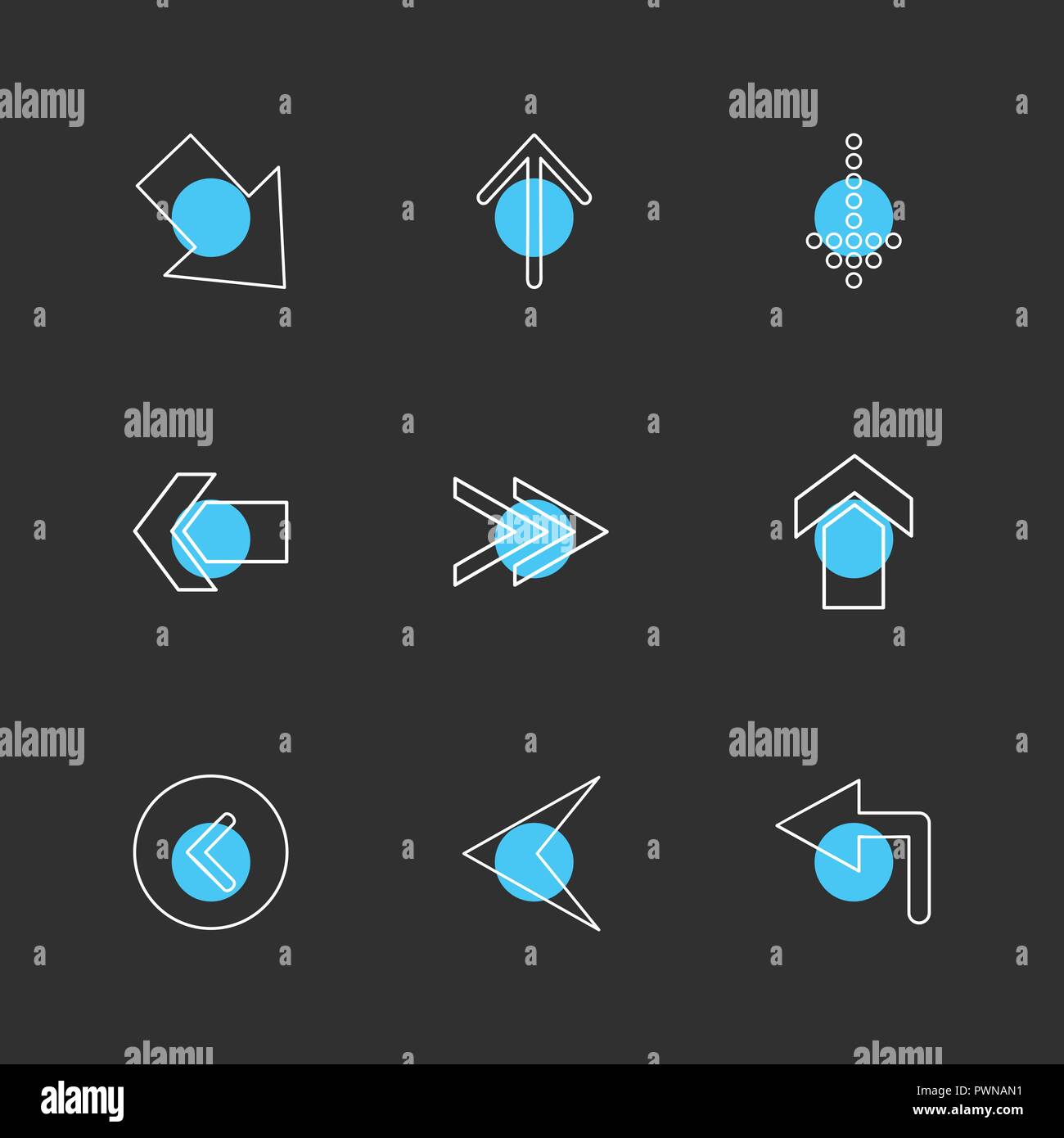 back , upload , down , arrows , directions , left , right , pointer ...