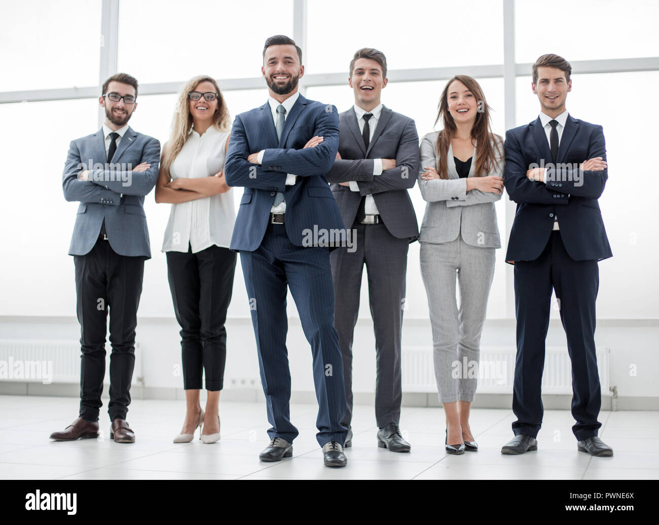 group of business people standing together Stock Photo - Alamy