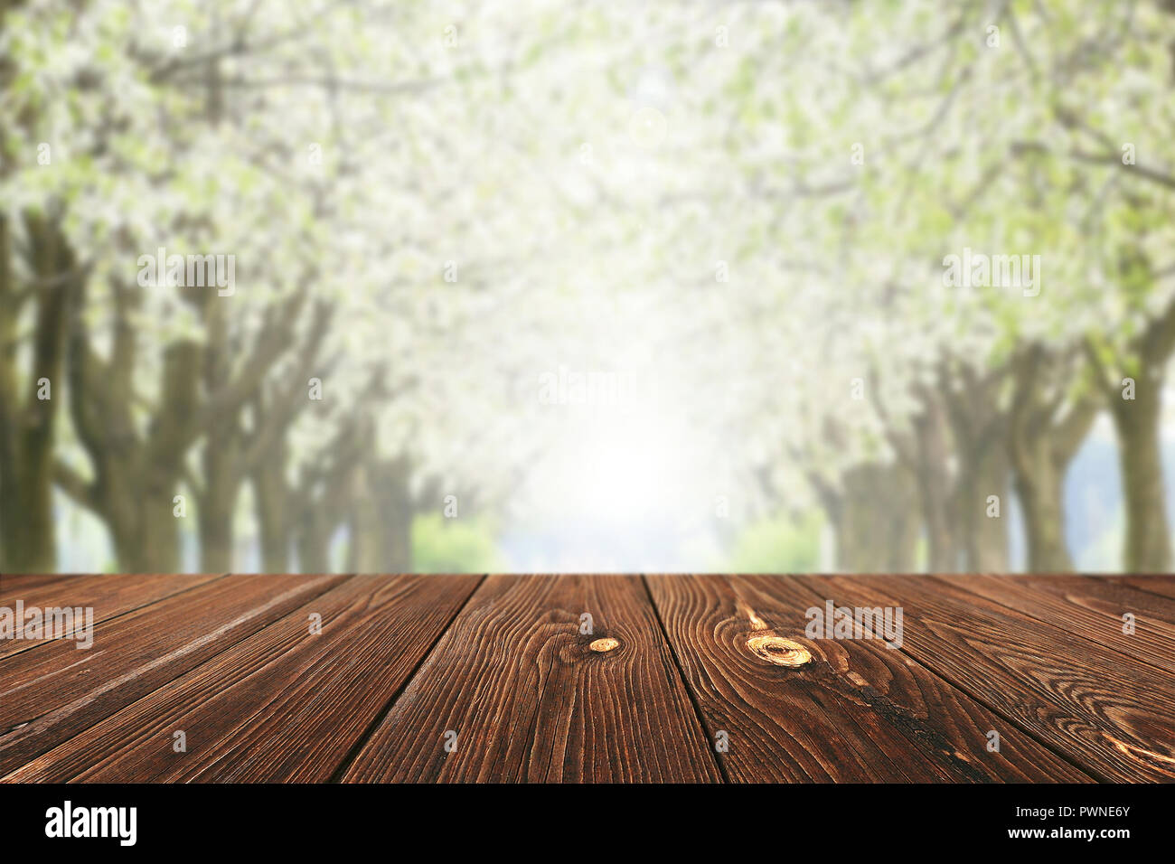 empty table for display montages Stock Photo - Alamy