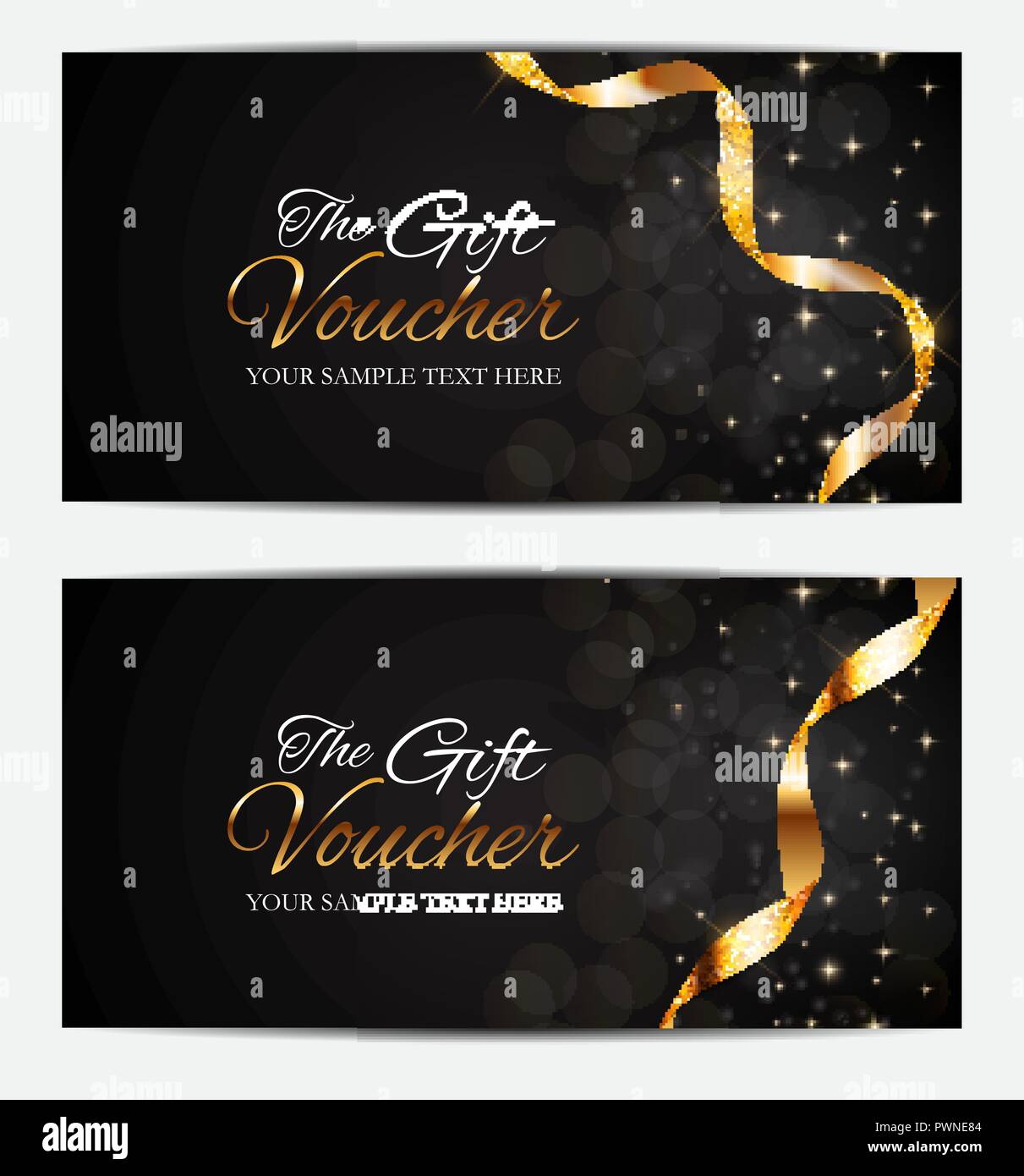 Luxury Members, Gift Card Template for your Business Vector ...