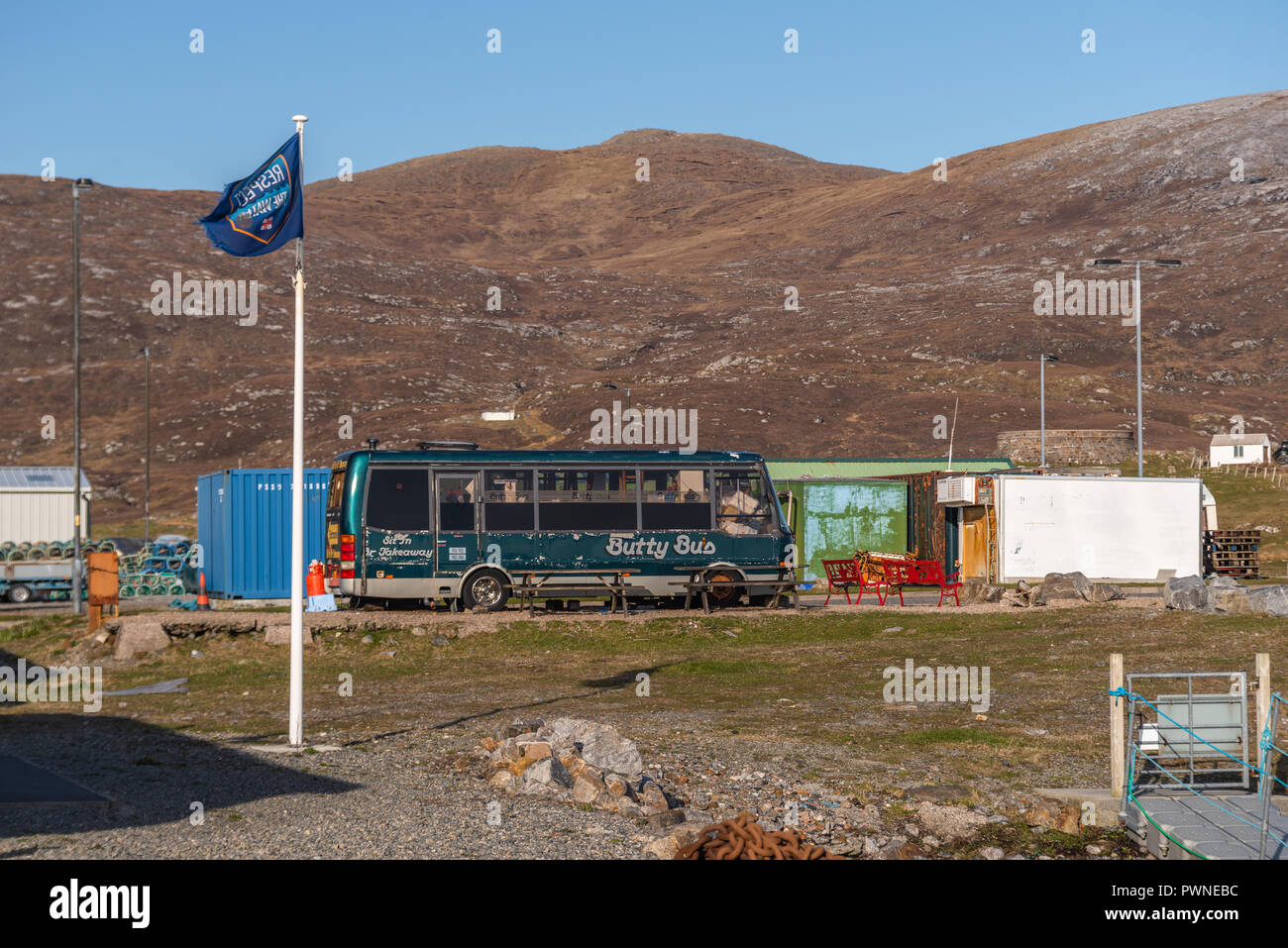 Leverburgh port hi-res stock photography and images - Alamy